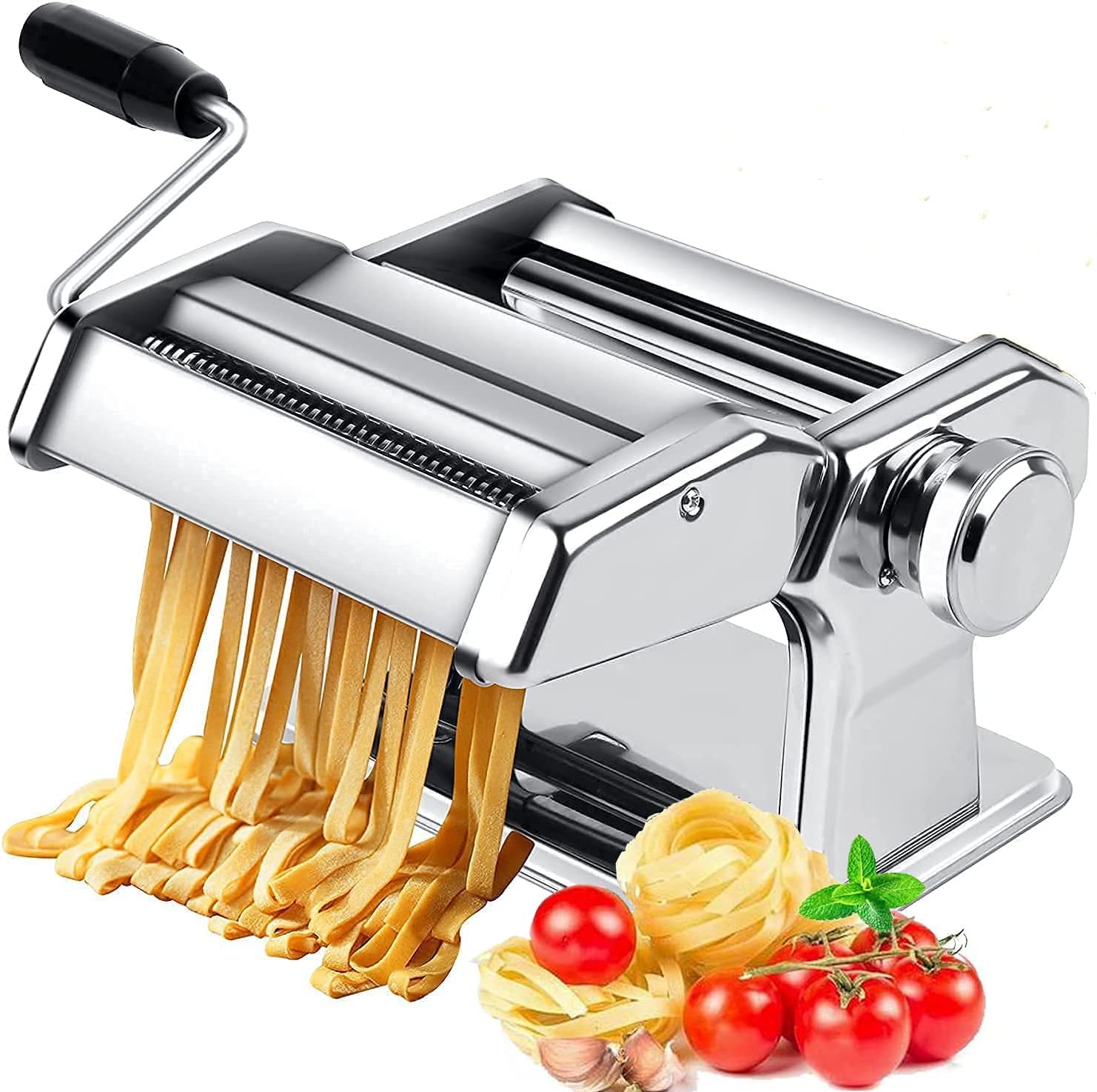 Amazon.com: Pasta Maker Machine, 150 Roller Pasta Maker, 7 Adjustable ...