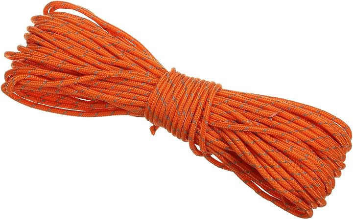 Amazon.com: PATIKIL 65 Feet Reflective Guyline Camping Paracord, 3mm ...