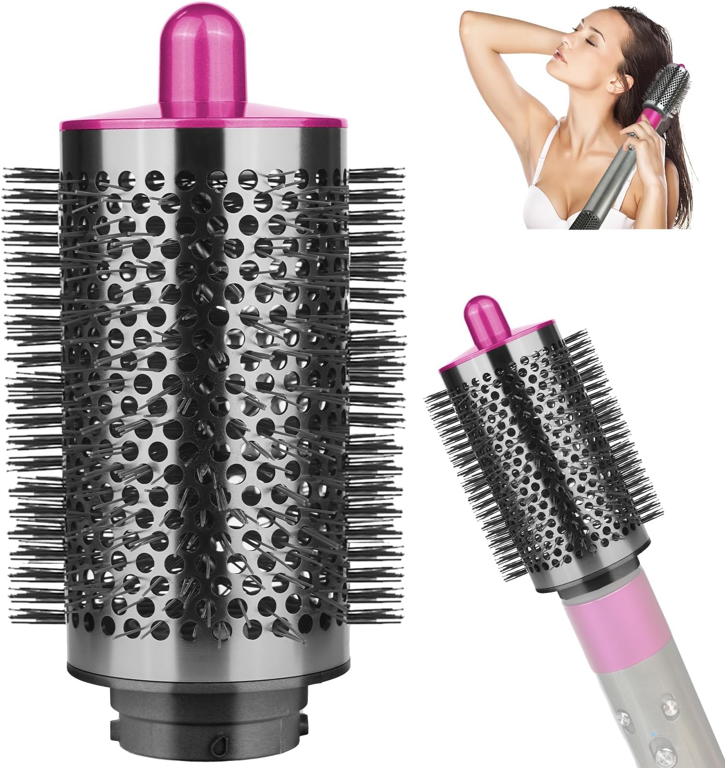 Amazon.com : AFDD Large Round Volumizing Brush for Dyson Airwrap, Big ...
