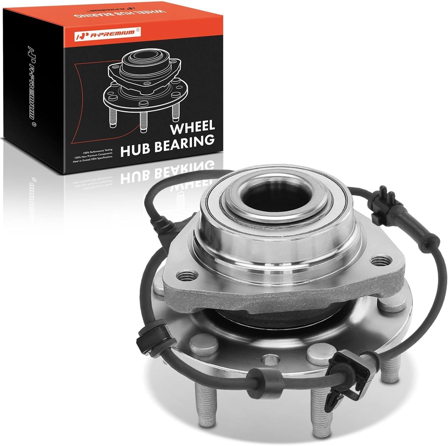 A-Premium Front Wheel Bearing and Hub Assembly with ABS & 6-Lug ...