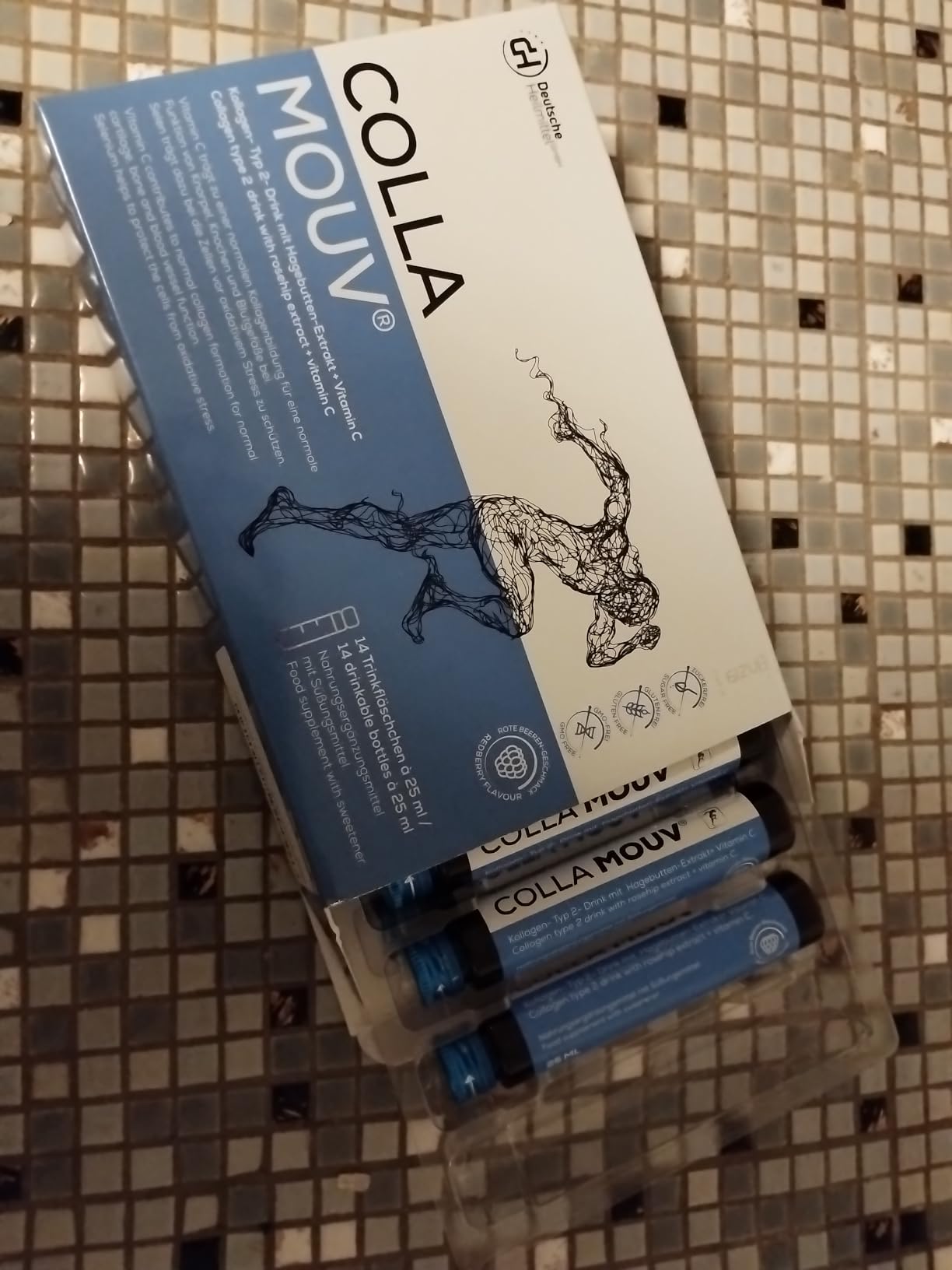 COLLAMOUV Natürliche Kollagen Trinkampullen Hochdosiert 10.000mg ...