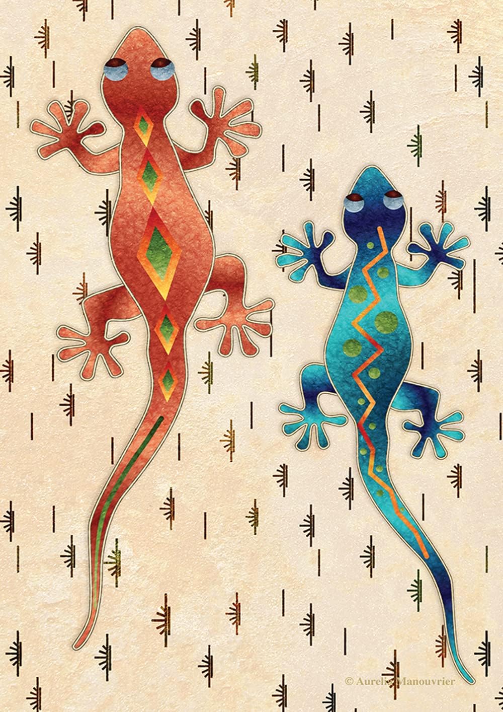 Amazon.com : Toland Home Garden 119807 Geckos Gecko Flag 12x18 Inch ...