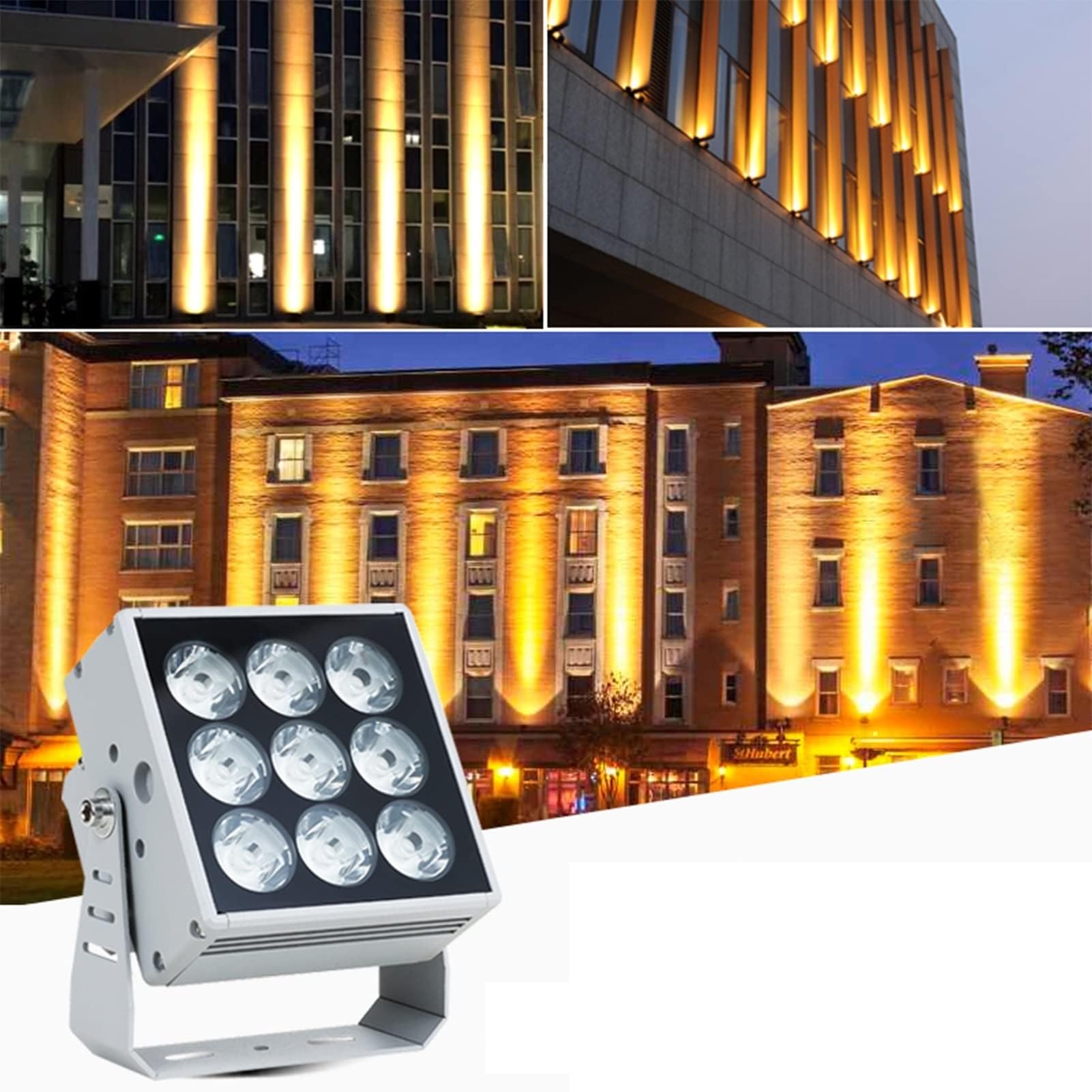 Flood Light Installation On Steel Beam