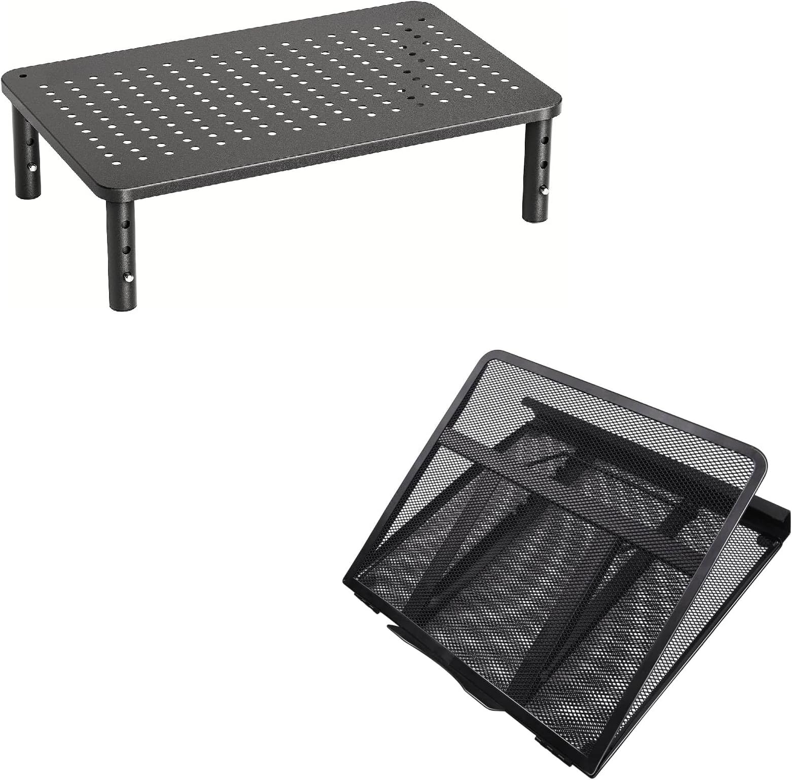 Amazon.com: HUANUO Monitor Stand, Adjustable Laptop Stand Riser for ...