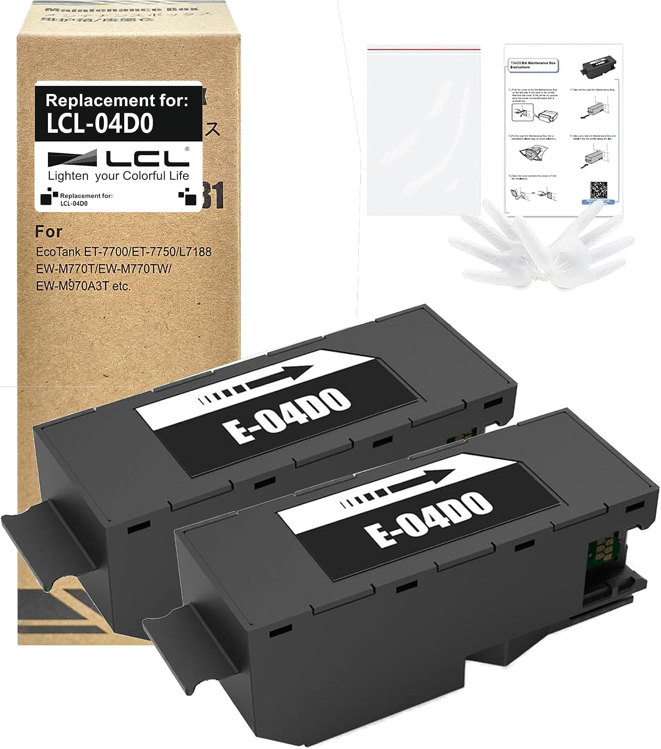 LCL Kompatibel Wartungsbox 04D0 T04D0 C13T04D000 Ink Maintenance Box ...