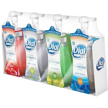 Amazon.com: Dial Complete Foaming Anti-Bacterial Hand Wash Variety 4 ...