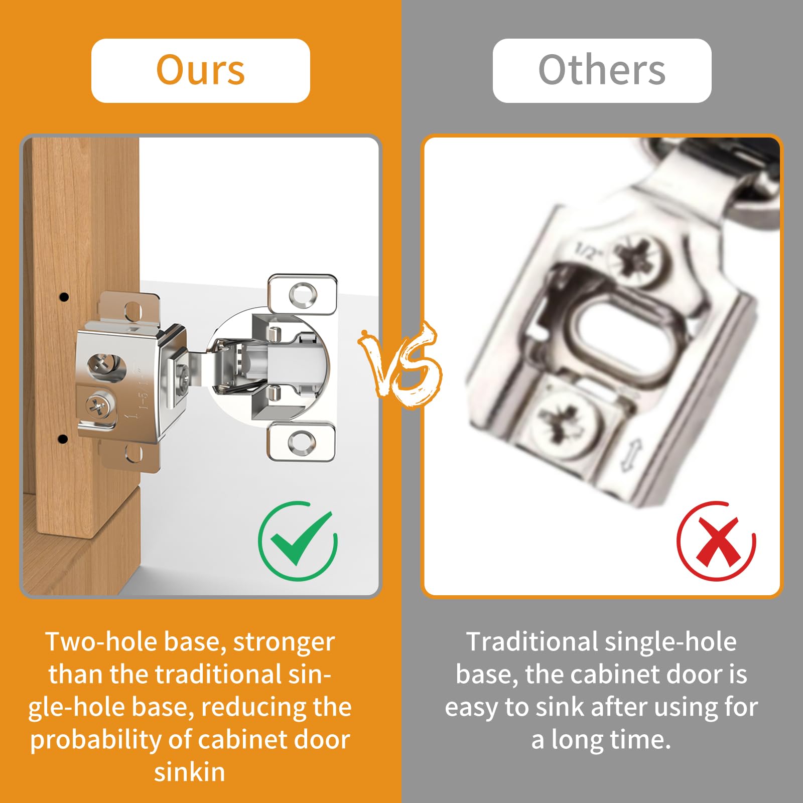 Snapklik.com : 30 Pack 1-5/16" Overlay 3D Soft Close Concealed Hinge ...