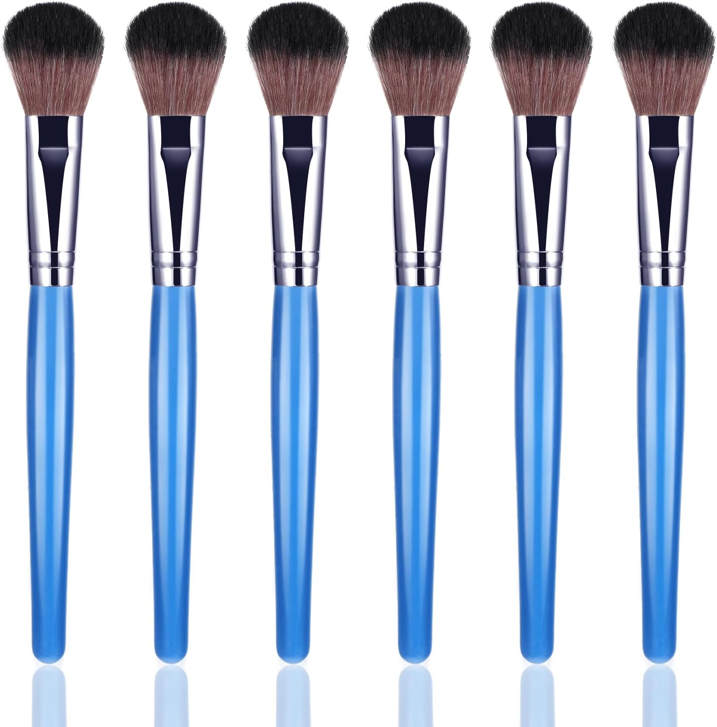 Amazon.com: 6 Pcs Mop Brush for Acrylic Painting, 1 Inch Oval Blending ...