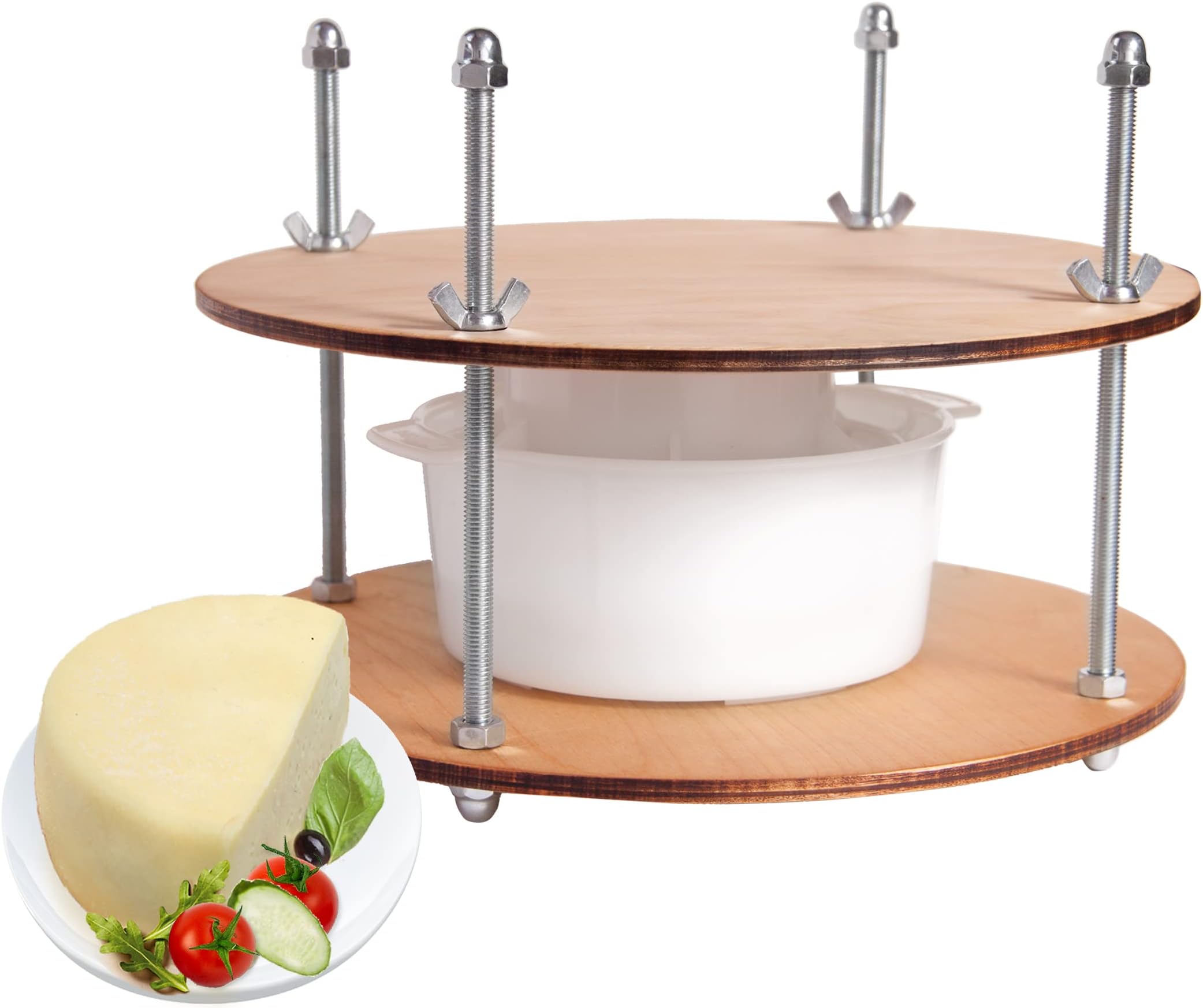 Amazon.com: Dutch Style Hardwood Cheese Press: Home & Kitchen