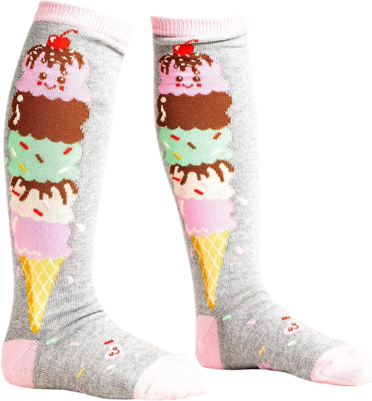 Amazon.com: Sock It To Me, Little Girls, Ice Cream Treat Knee High ...