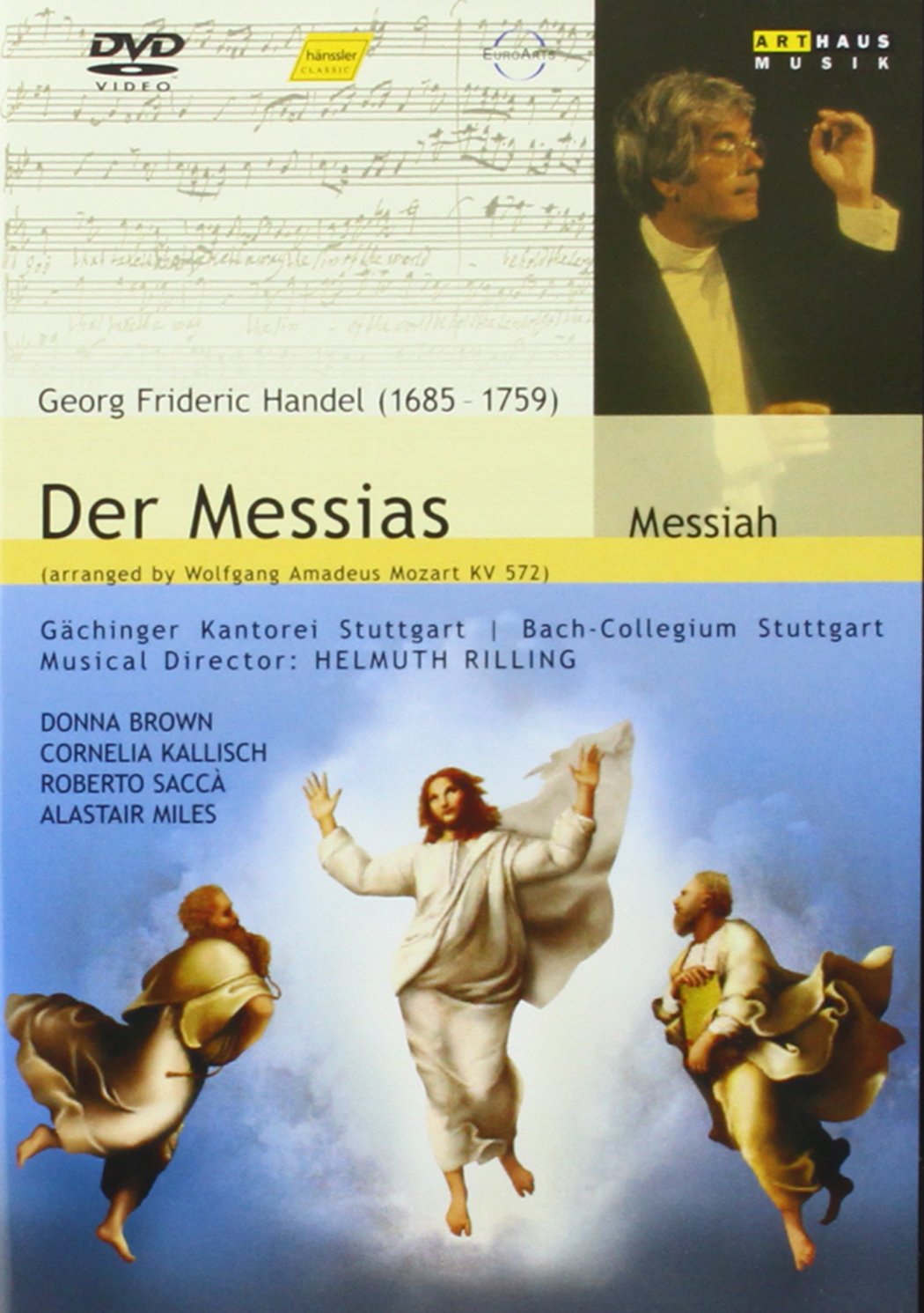 Amazon.com: Handel: Messiah : Alistair Miles, Roberto Sacca, Helmuth ...