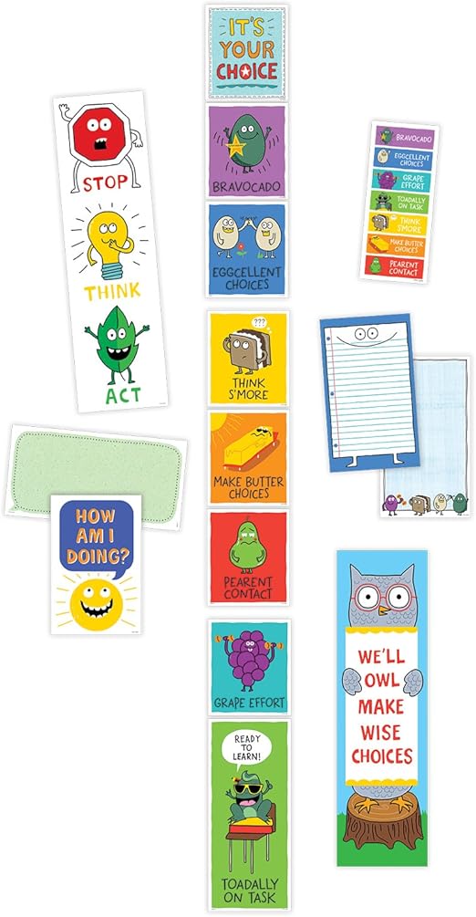 Amazon.com : Creative Teaching Press So Much Pun! Behavior Clip Chart ...