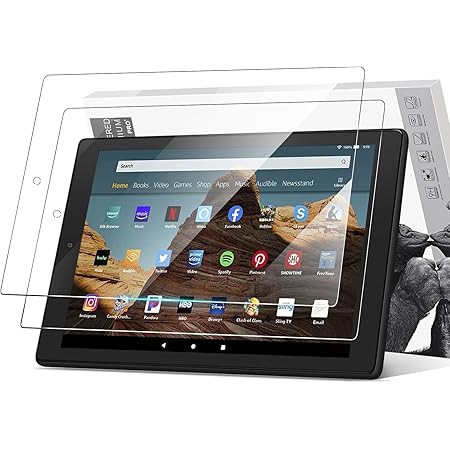 Amazon.com: JCTek [2 Pack] All-New Fire HD 10 Screen Protector (9th ...