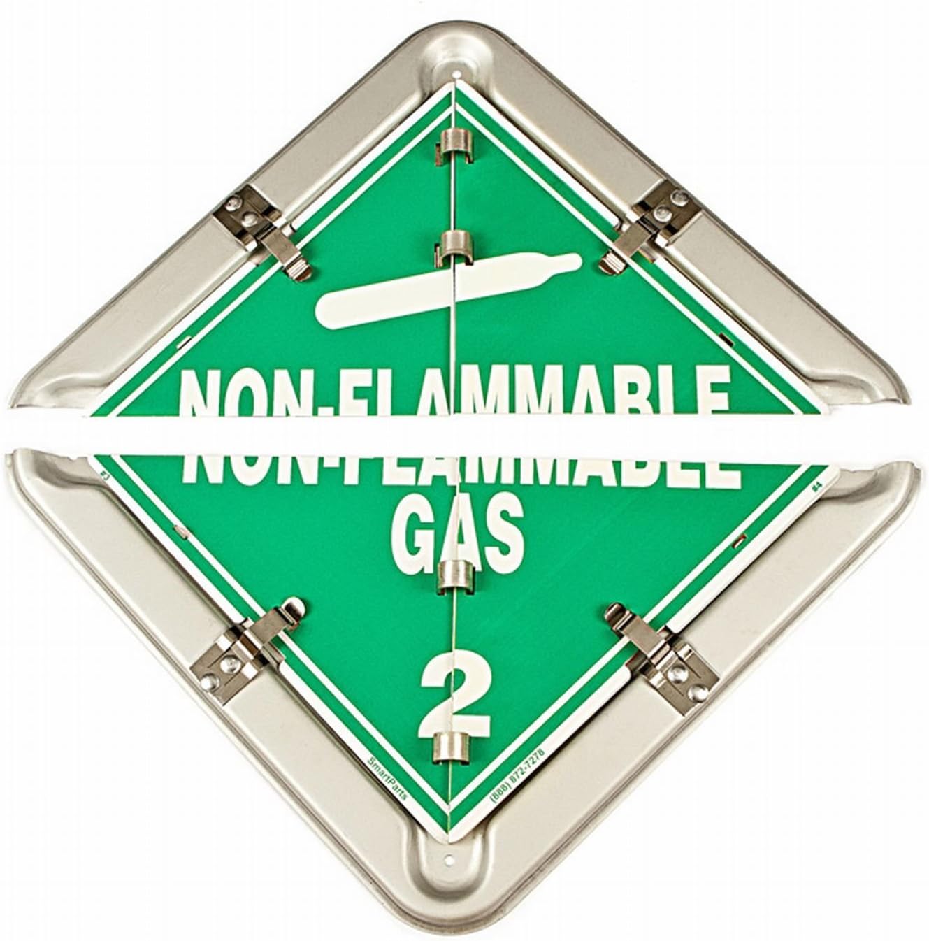 Amazon.com: SmartParts 84608 8-Legend Flip Style Placard with Anodized ...