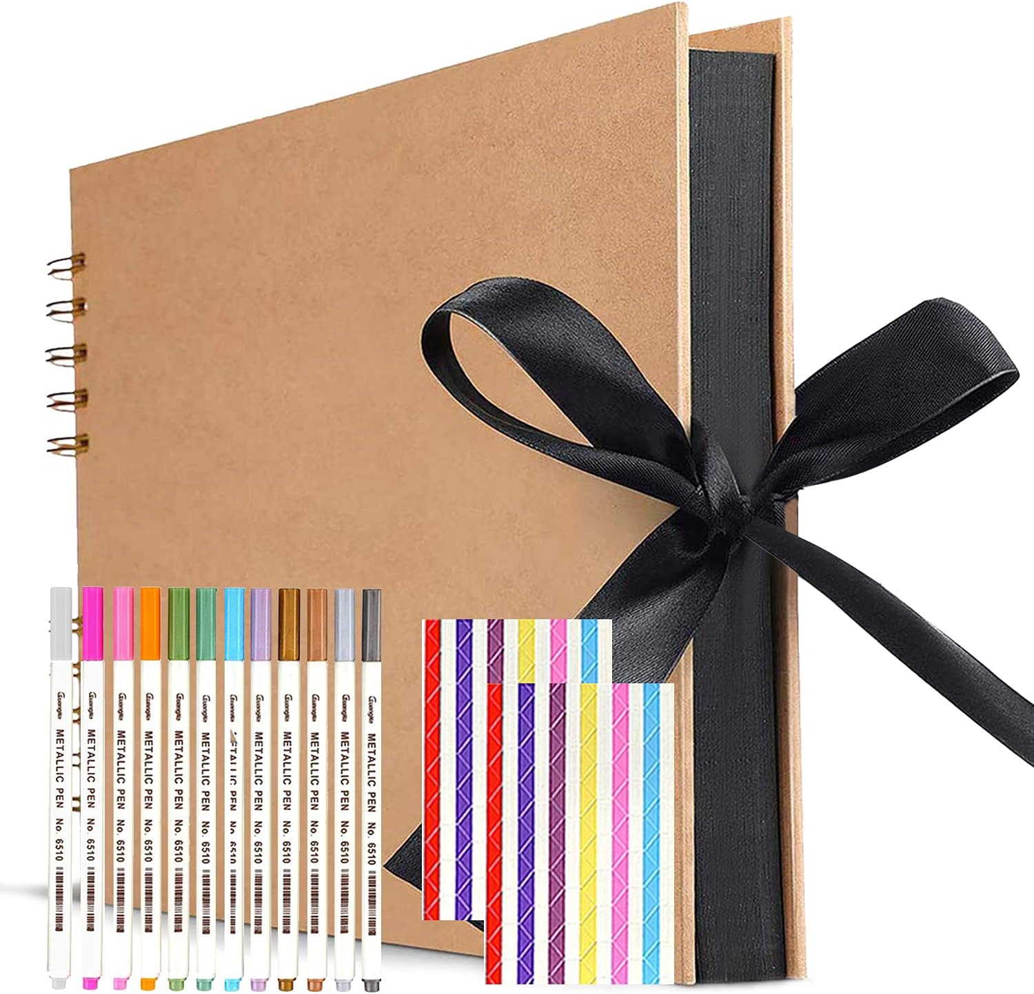 Bstorify Large Scrap book Photo Album, (198 PCS) - 80 Pages 28 x 20 CM ...