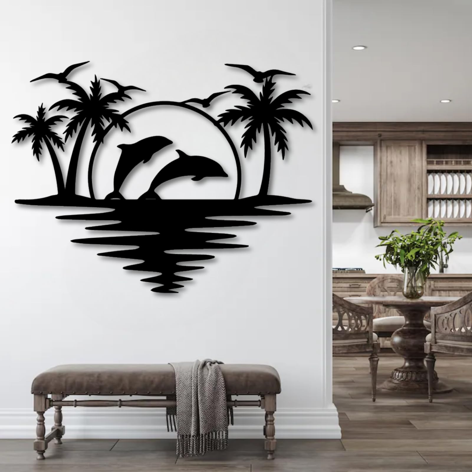 Decoración De Pared Con Palmeras Mural De Pared Con Palmeras