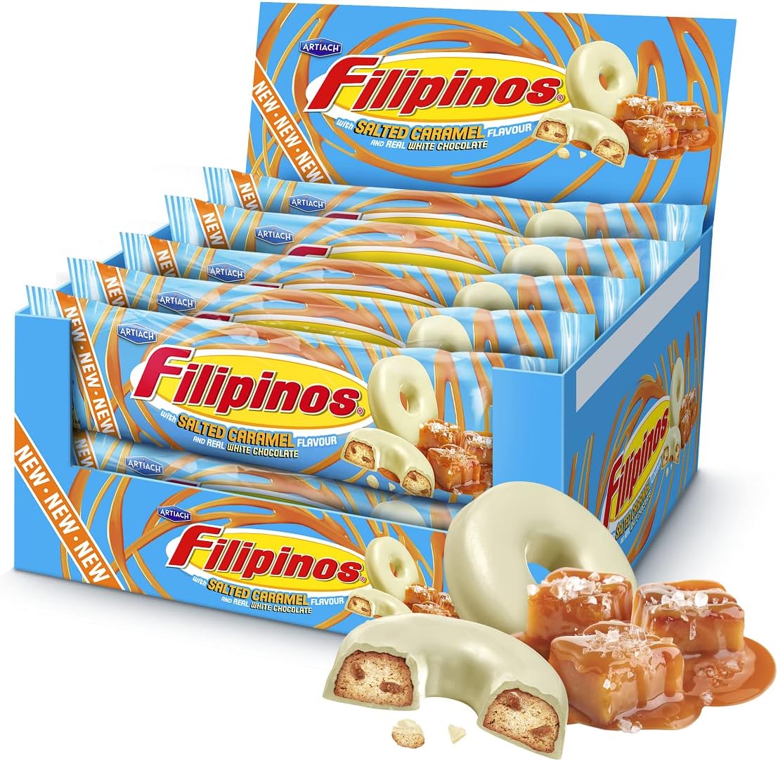 Filipinos Biscuits croustillants au caramel salé enrobés de chocolat ...