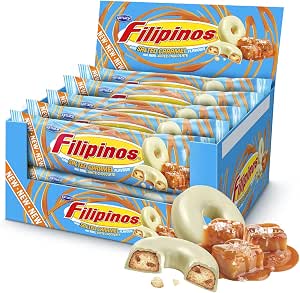 Filipinos Biscuits croustillants au caramel salé enrobés de chocolat ...