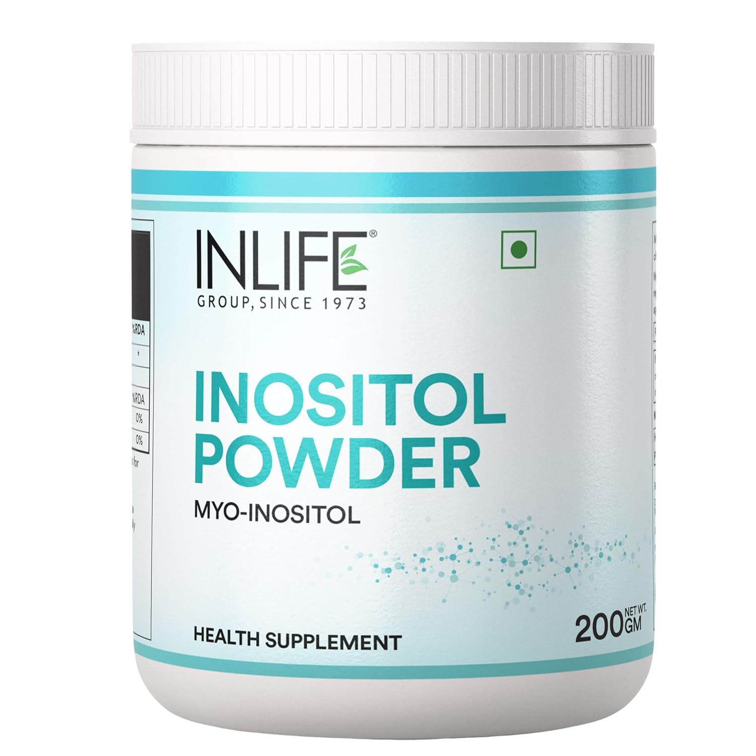 Buy INLIFE Myo Inositol Powder Supplement, 2000mg (100 Servings, 200g ...