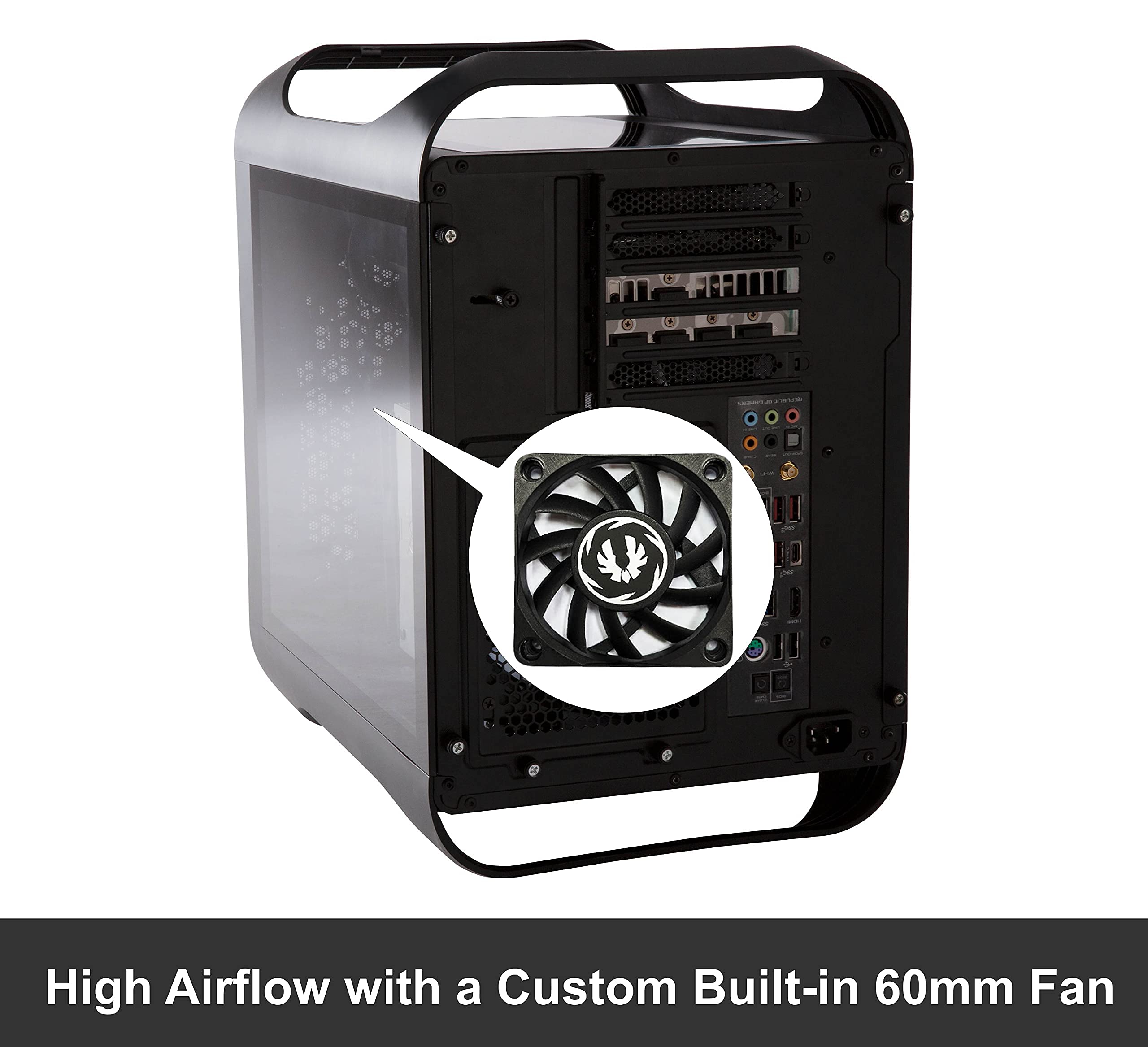 BitFenix Prodigy M 2022 mATX/Mini-ITX Gaming PC Case, 3 ARGB Fans ...