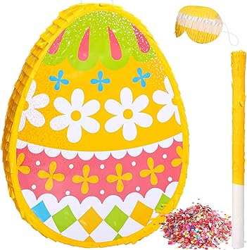 Amazon.com: Sratte Easter Pinata Decorations Bunny Pinata Kit Easter ...