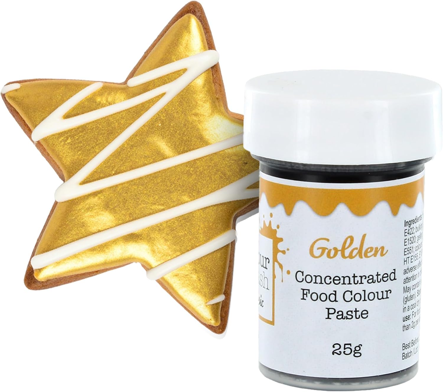 Colour Splash Concentrated Food Colouring Paste | Golden | Vibrant ...