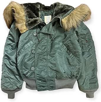 Amazon.co.jp: ALPHA 90s USA製 黒タグ N-2B 短丈 フライトジャケット M : 車＆バイク