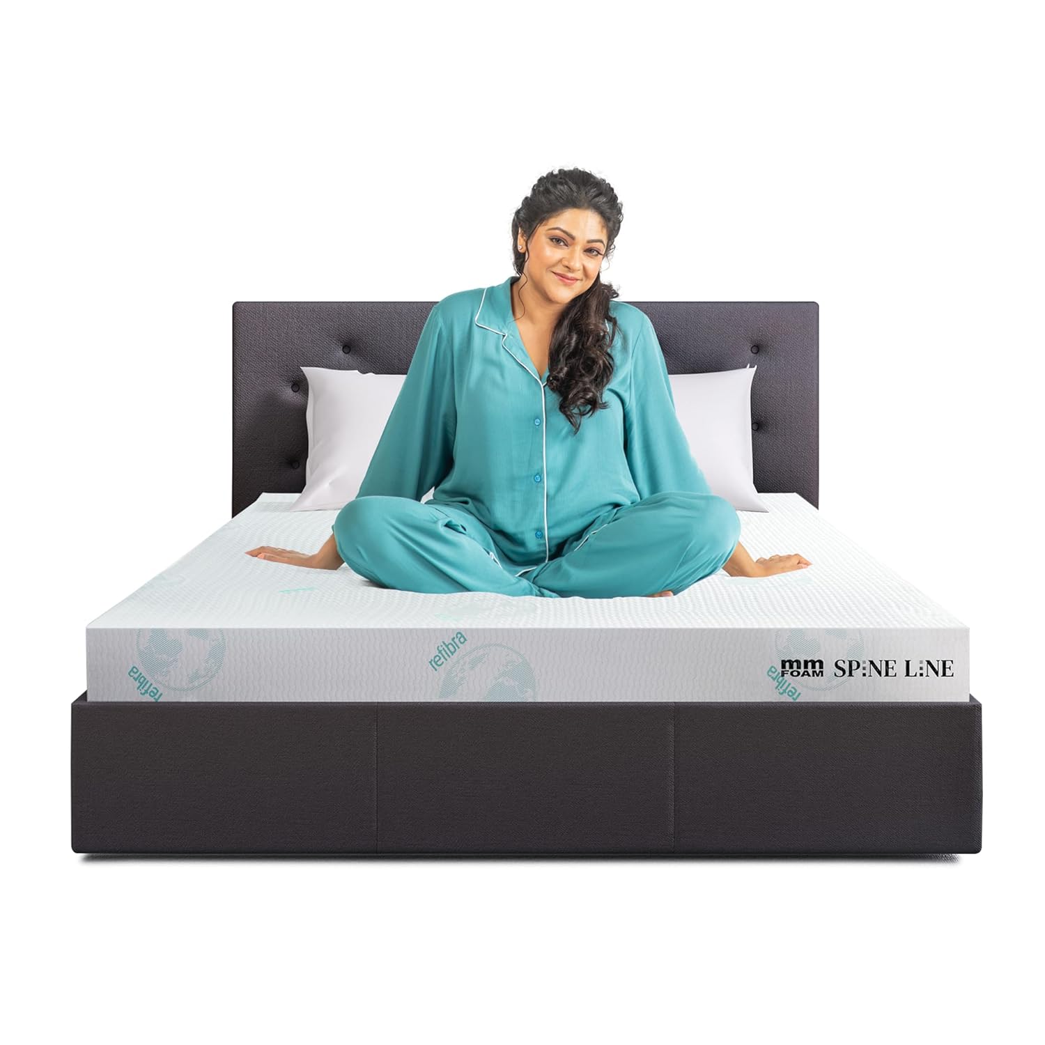 MM FOAM Spineline Orthopedic 100% Latex Mattress with Free Life ...