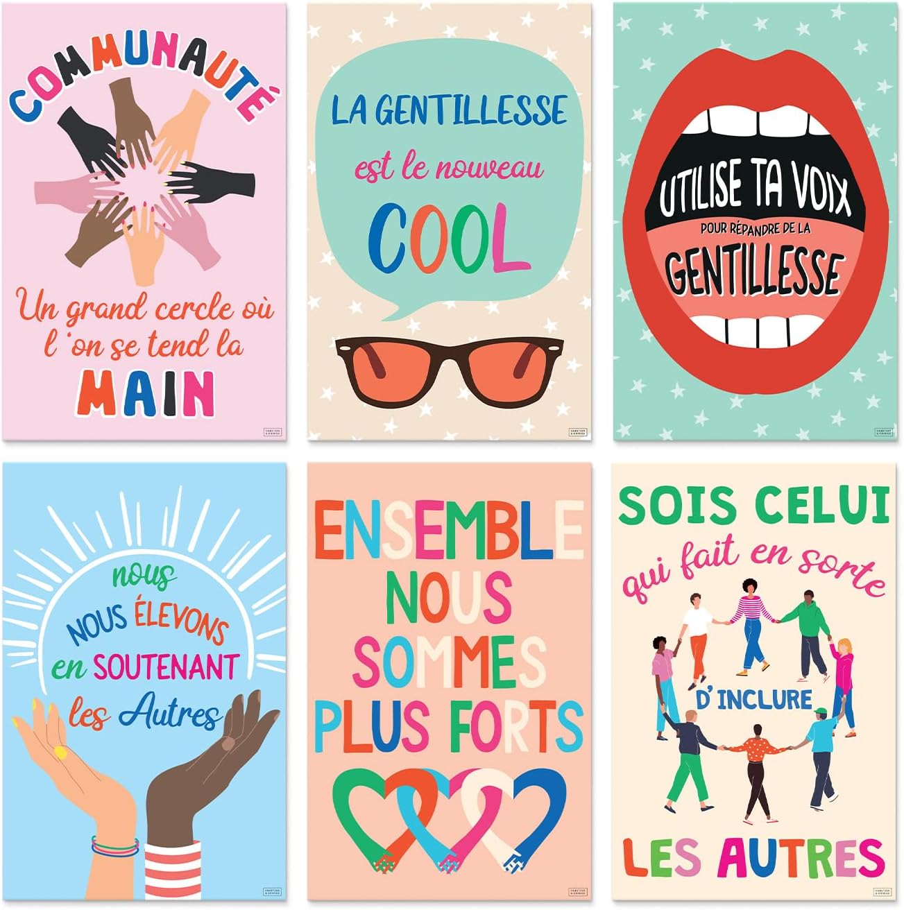 S&O Kindness Classroom Posters for French Student - Inspirational ...