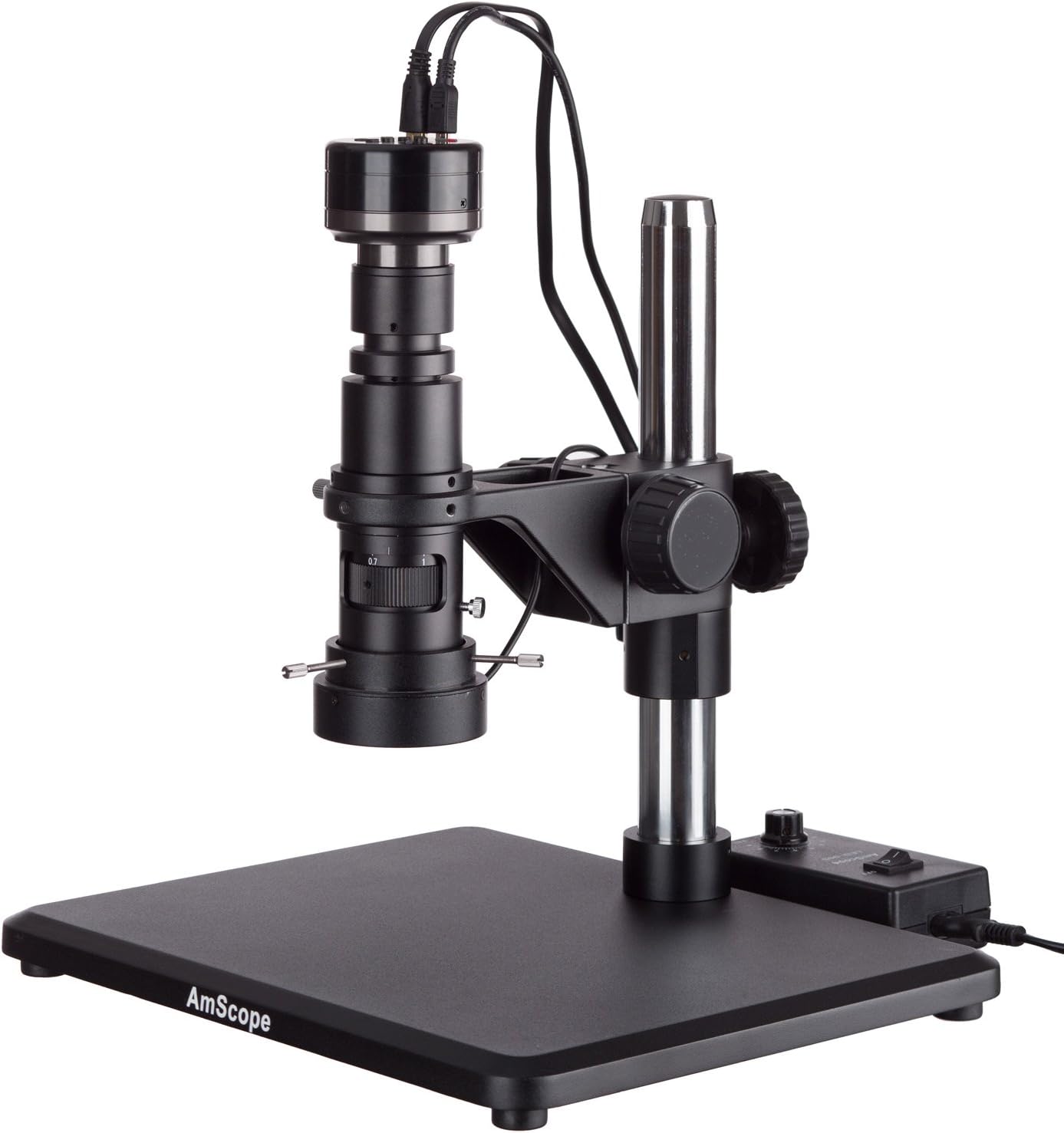Amazon.com : AmScope Monocular Inspection Zoom Microscope with HD ...