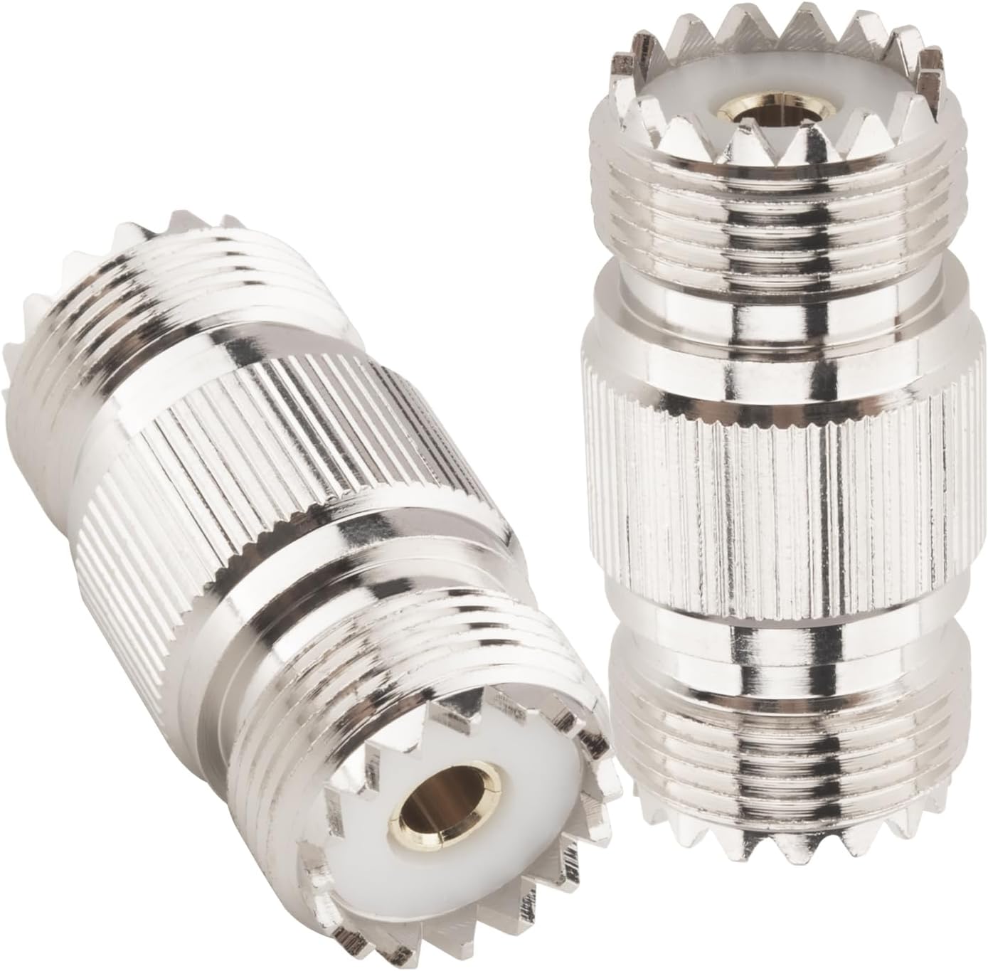 Amazon.com: Boobrie 2PCS UHF SO-239 Female to Female Adapter UHF Female ...