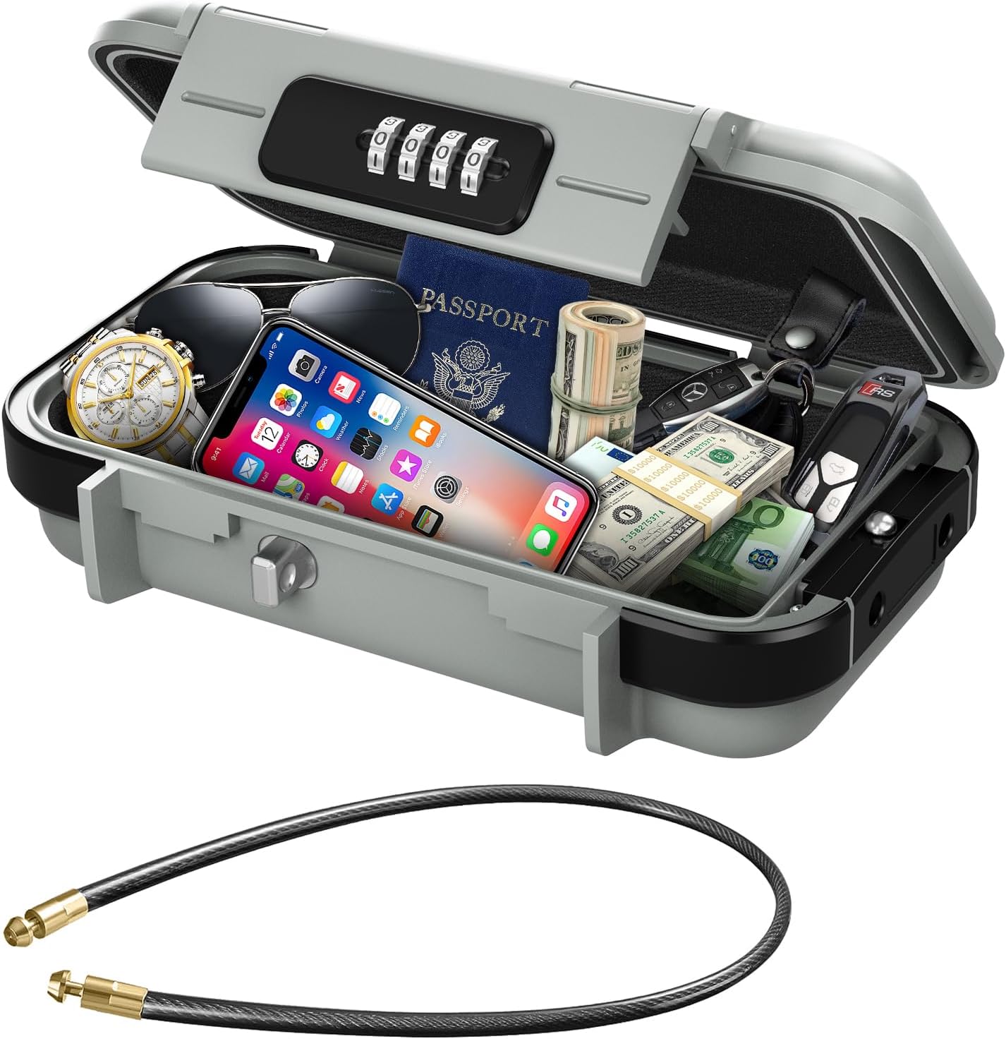 Master Lock ML-P005CEURBLKHRO Compact Safe, Small - Amazon.com