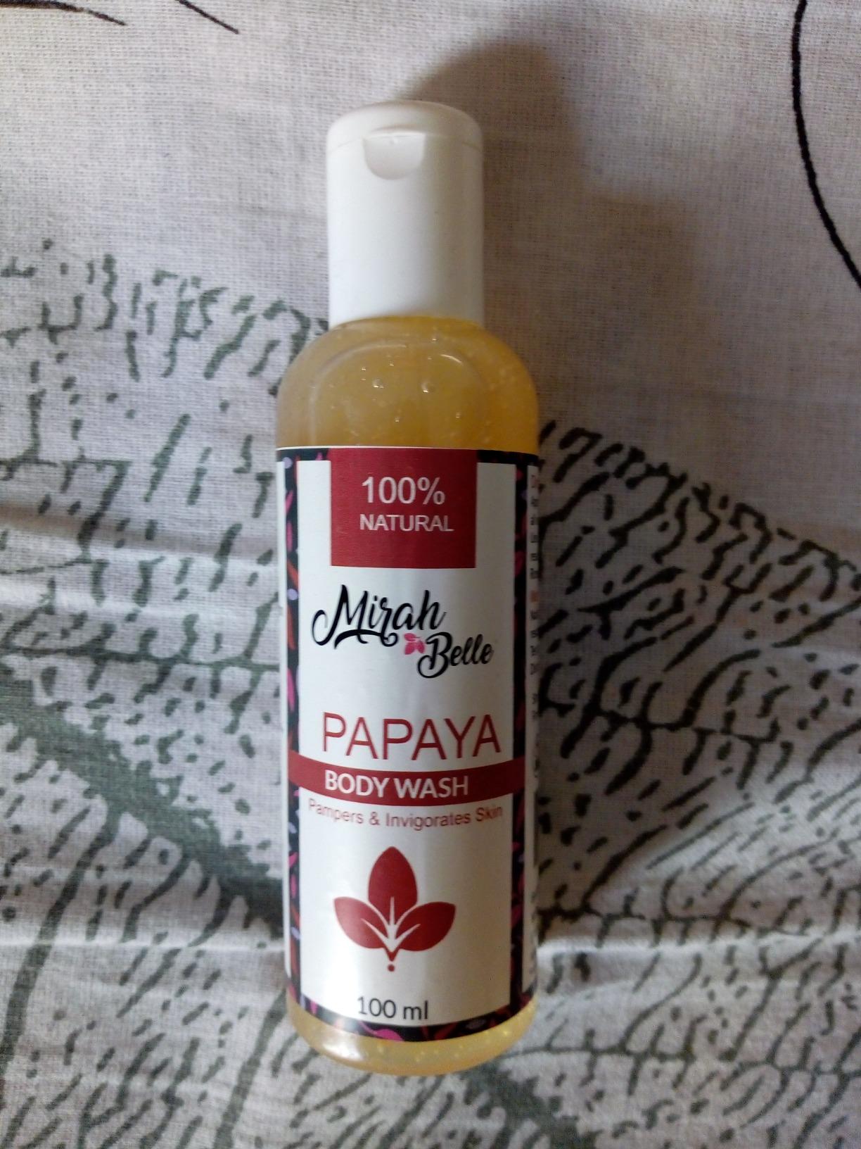 Mirah Belle - Natural Papaya Body Wash (Pack of 2) - Best for Dull and ...