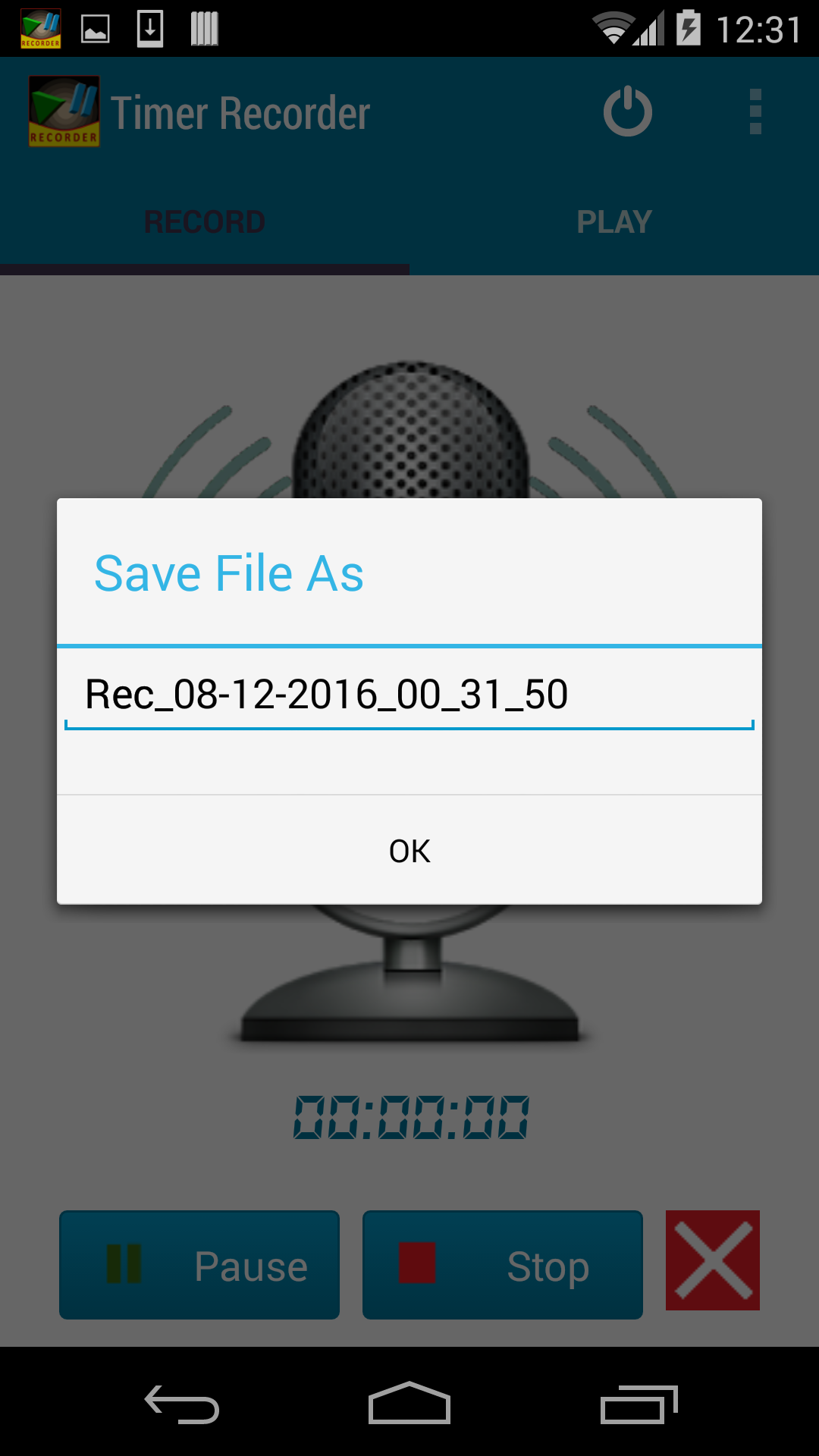 Timer Audio Recorder - App on Amazon Appstore