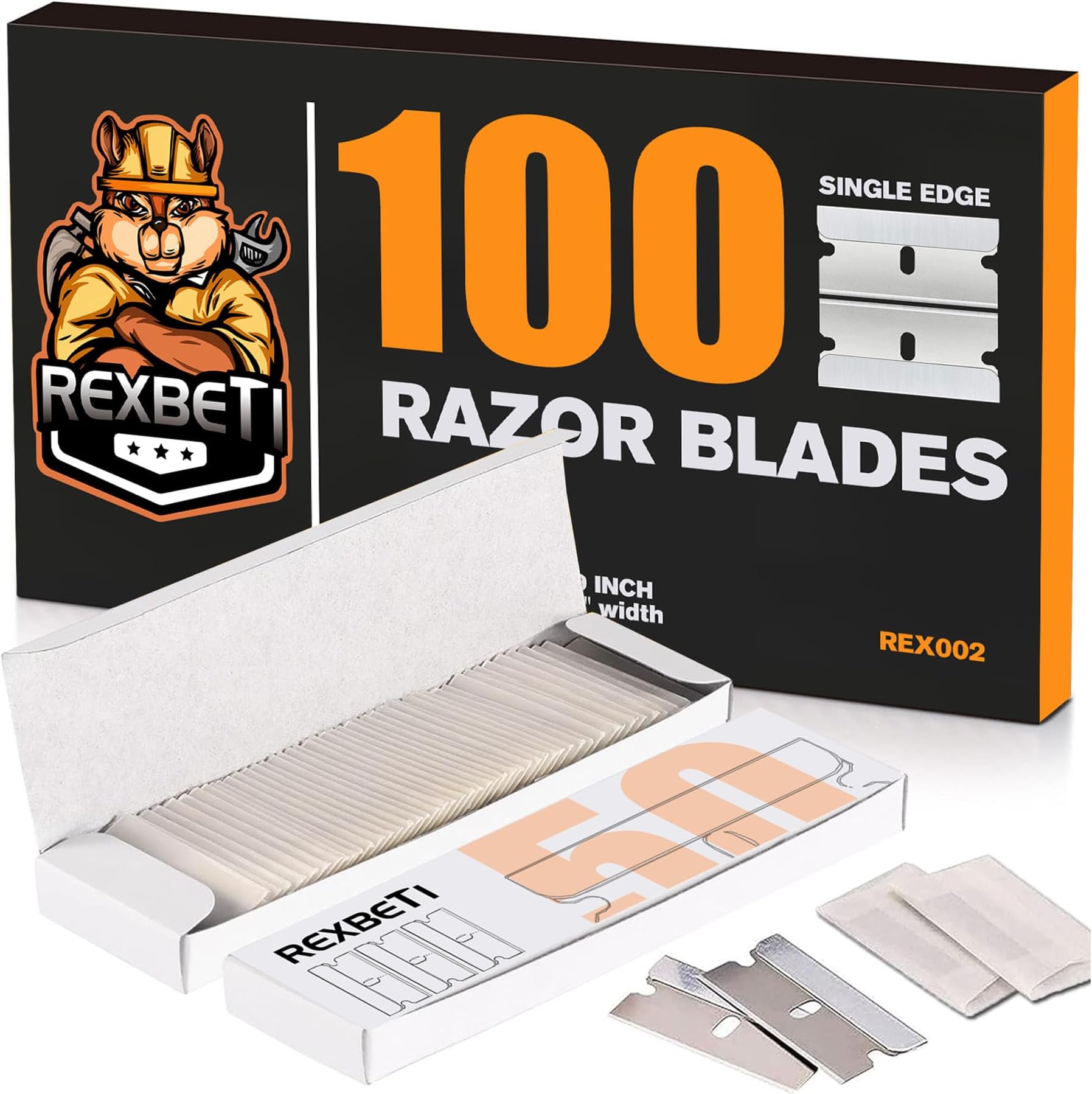 Amazon.com: Bates- Long Handle Razor Blade Scraper, Razor Scraper with ...