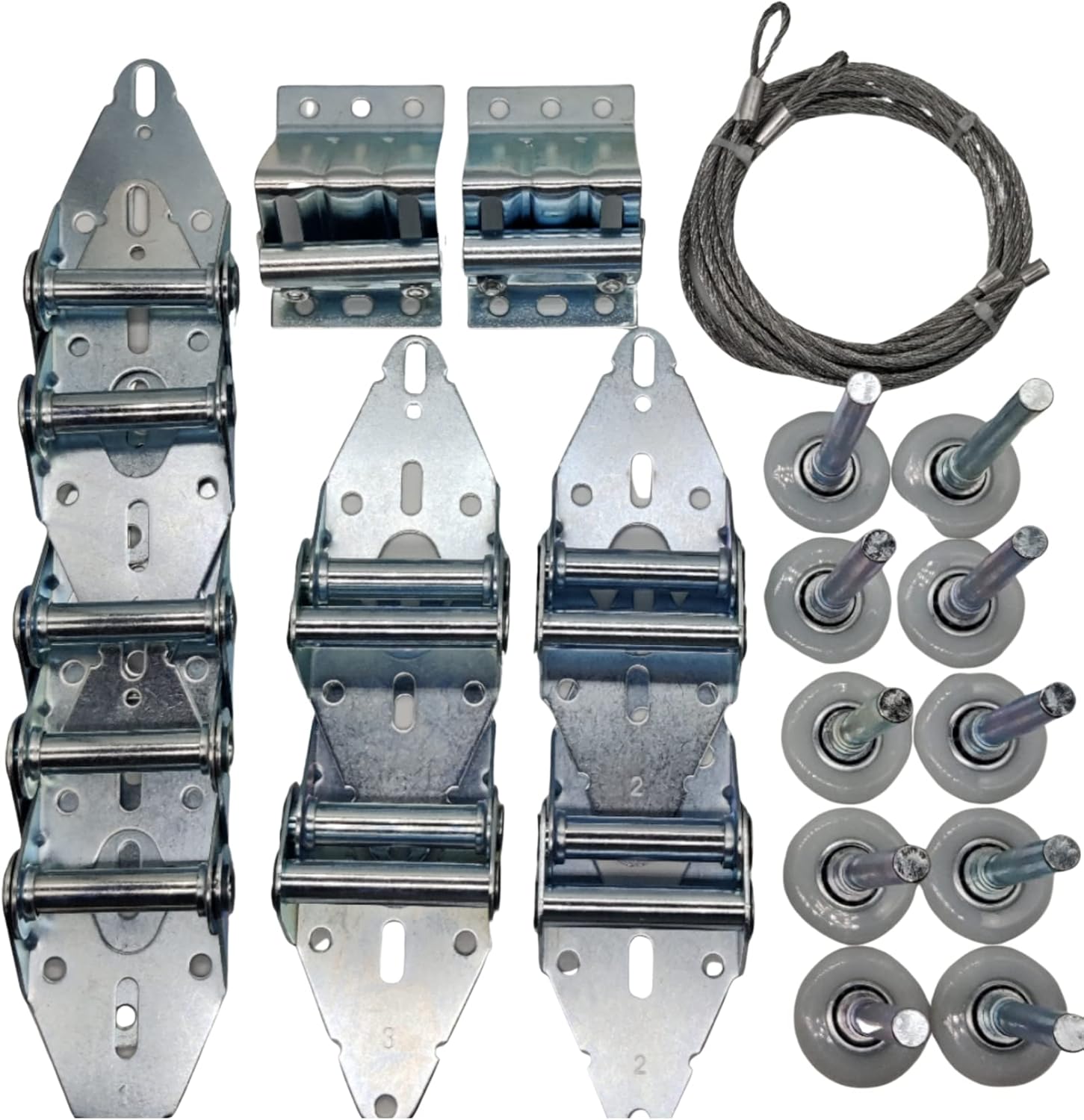 Garage Door Hinges Rollers Kit - Heavy Duty Garege Door Hardware Kit ...
