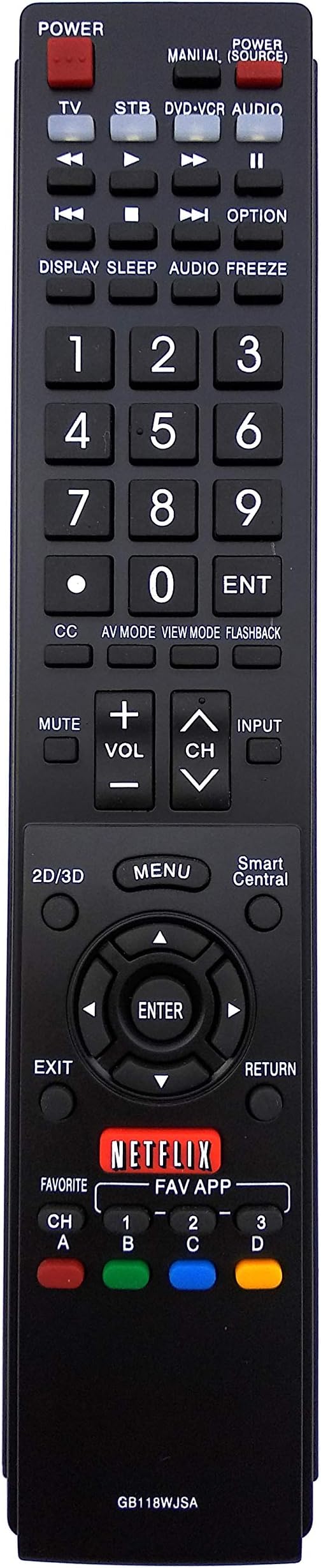 Amazon.com: Universal Remote for Sharp TV LC-60EQ10U LC60LE660U LC ...