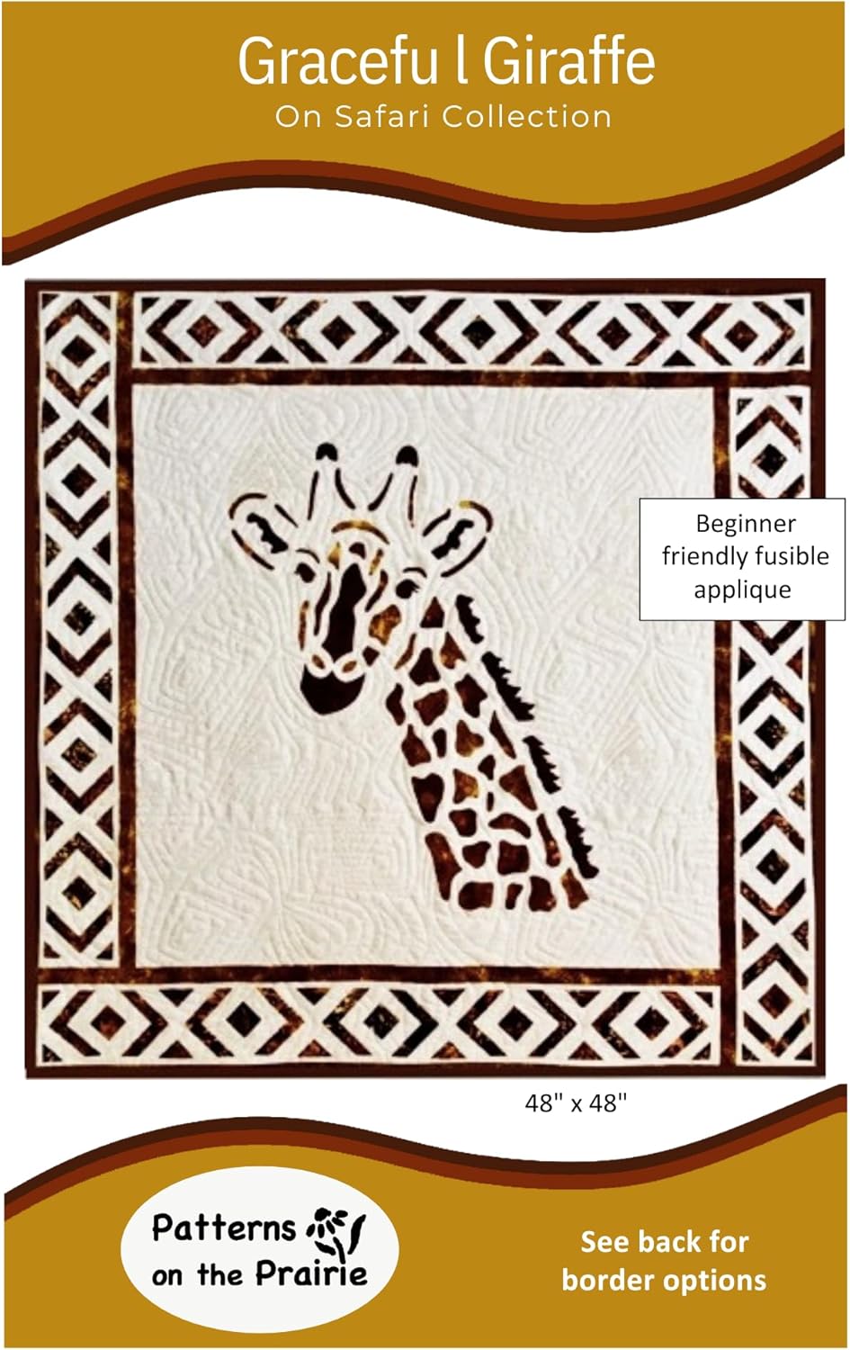 Amazon.com: Graceful Giraffe Quilt Pattern by Patterns on the Prairie ...