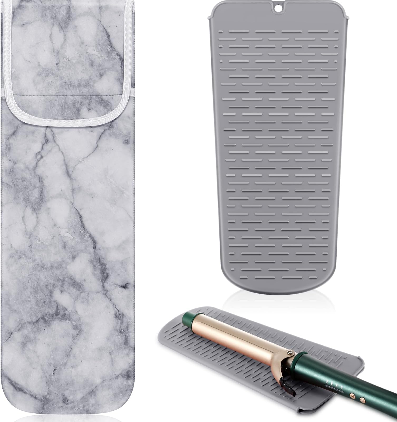 Amazon.com : Heat Resistant Flat Iron Case, Portable Hair Straightener ...