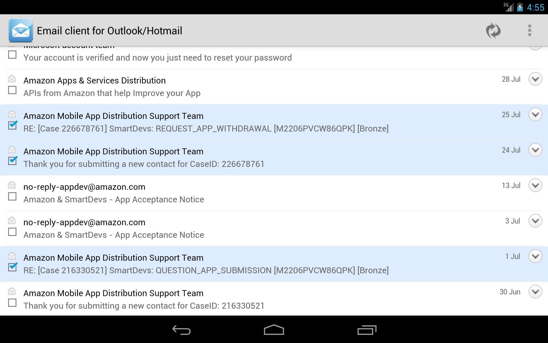 Email Client for Outlook/Hotmail - App on Amazon Appstore