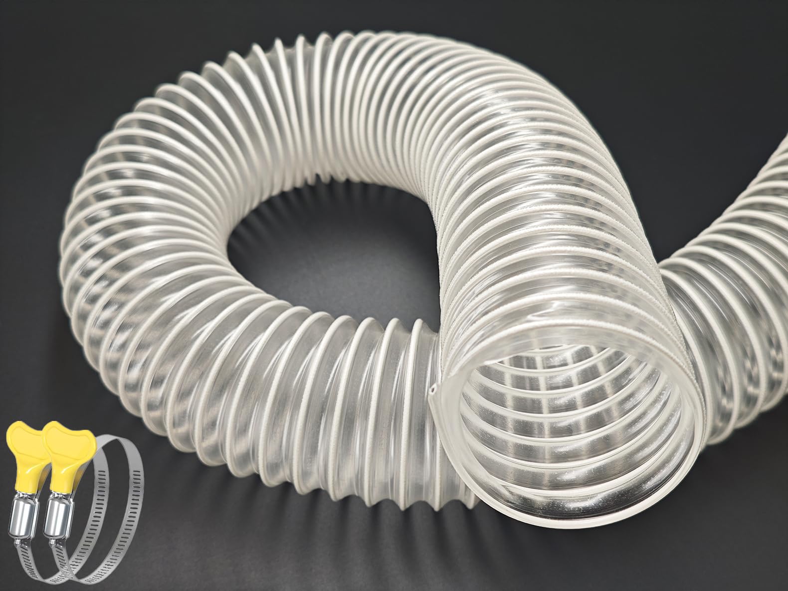Snapklik.com : 2 1/2" Dust Collection Hose For Woodworking Shop Vacuums ...