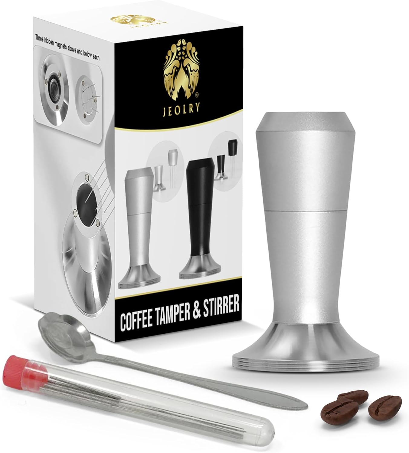 Amazon.com: Jeolry 53mm Espresso Tamper & WDT Tool Espresso with 1 ...