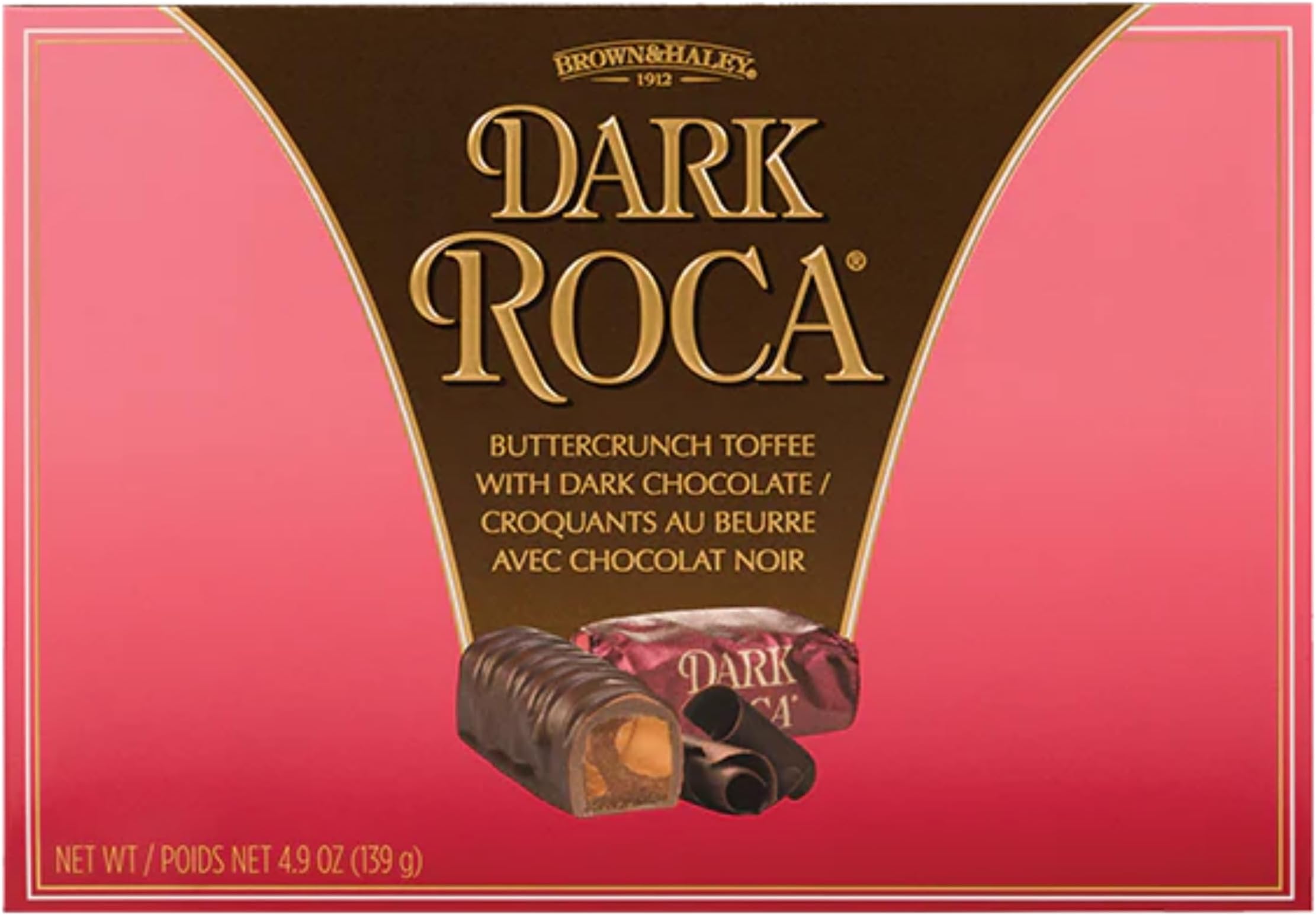 Amazon.com : Brown & Haley Almond DARK ROCA Stand-up Pouch ...