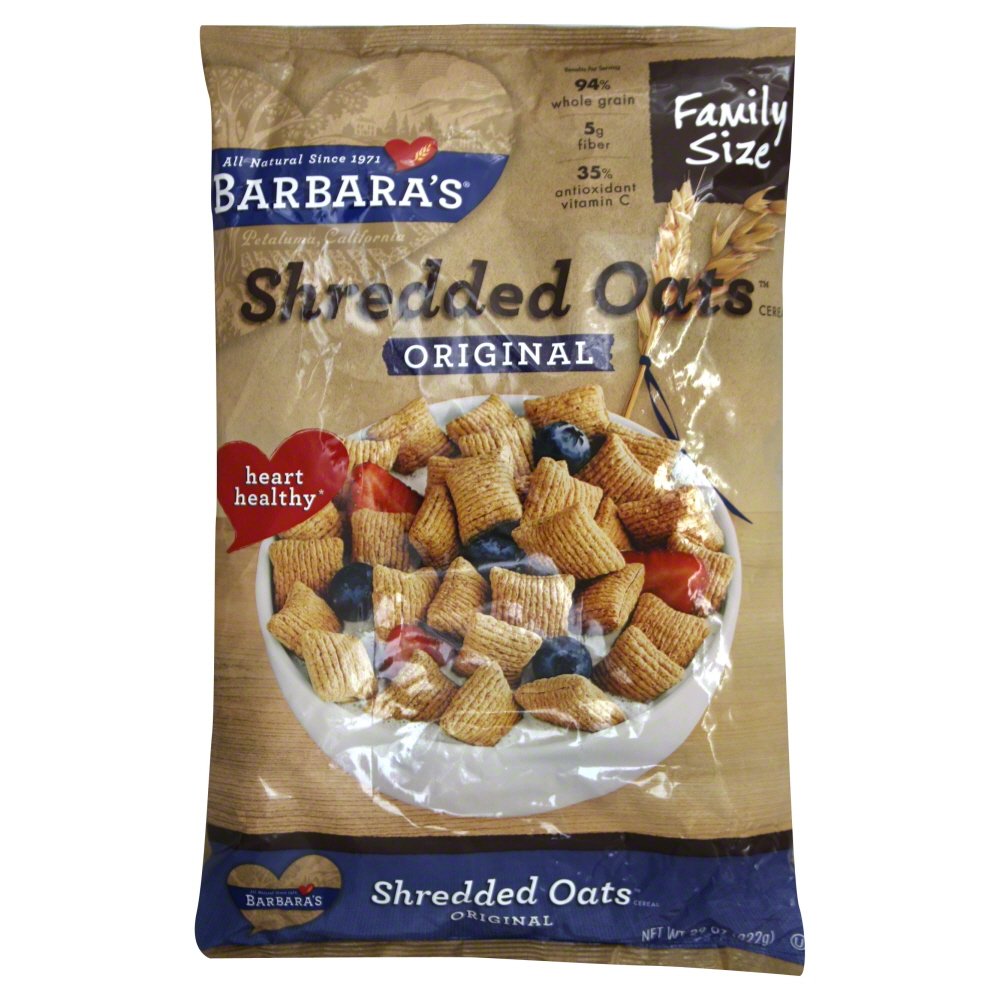 Amazon.com: Barbara's Bakery Shredded Oats Cereal, Family Size 29 oz ...