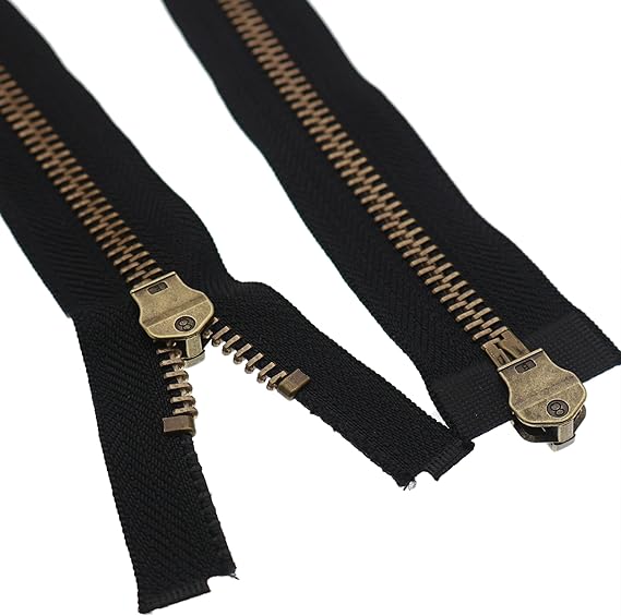 Amazon.com: #8 40 Inch Two Way Separating Zipper,Heavy Duty Metal ...