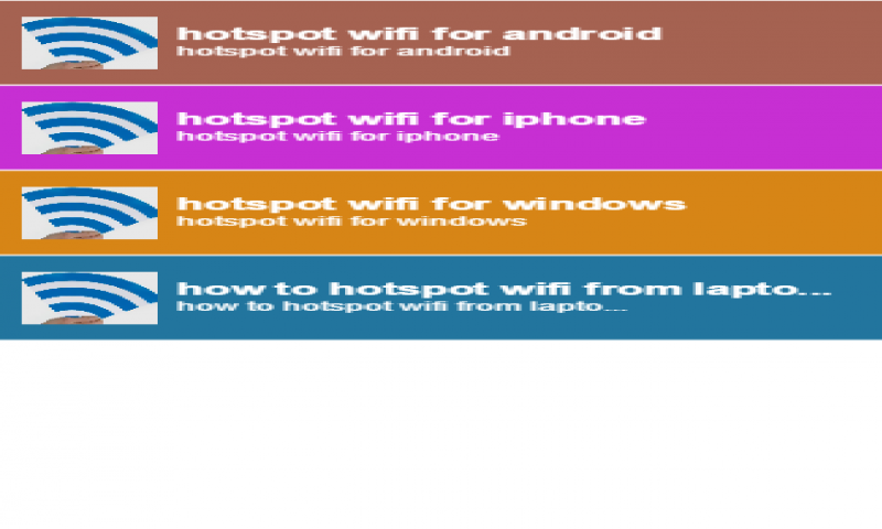 how to hotspot wifi - App on Amazon Appstore