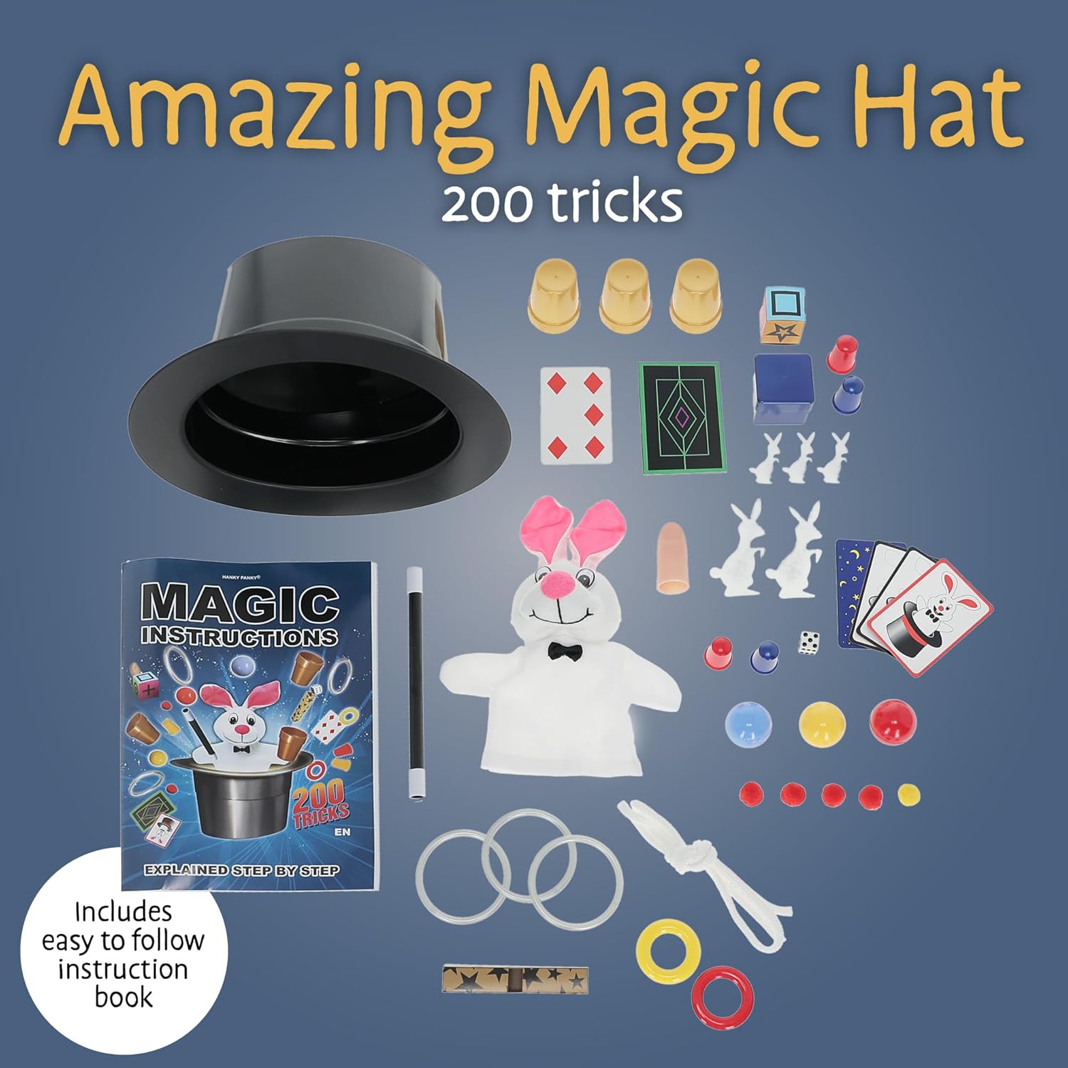 Sombrero mágico increíble – 200 trucos de magia fáciles de aprender ...