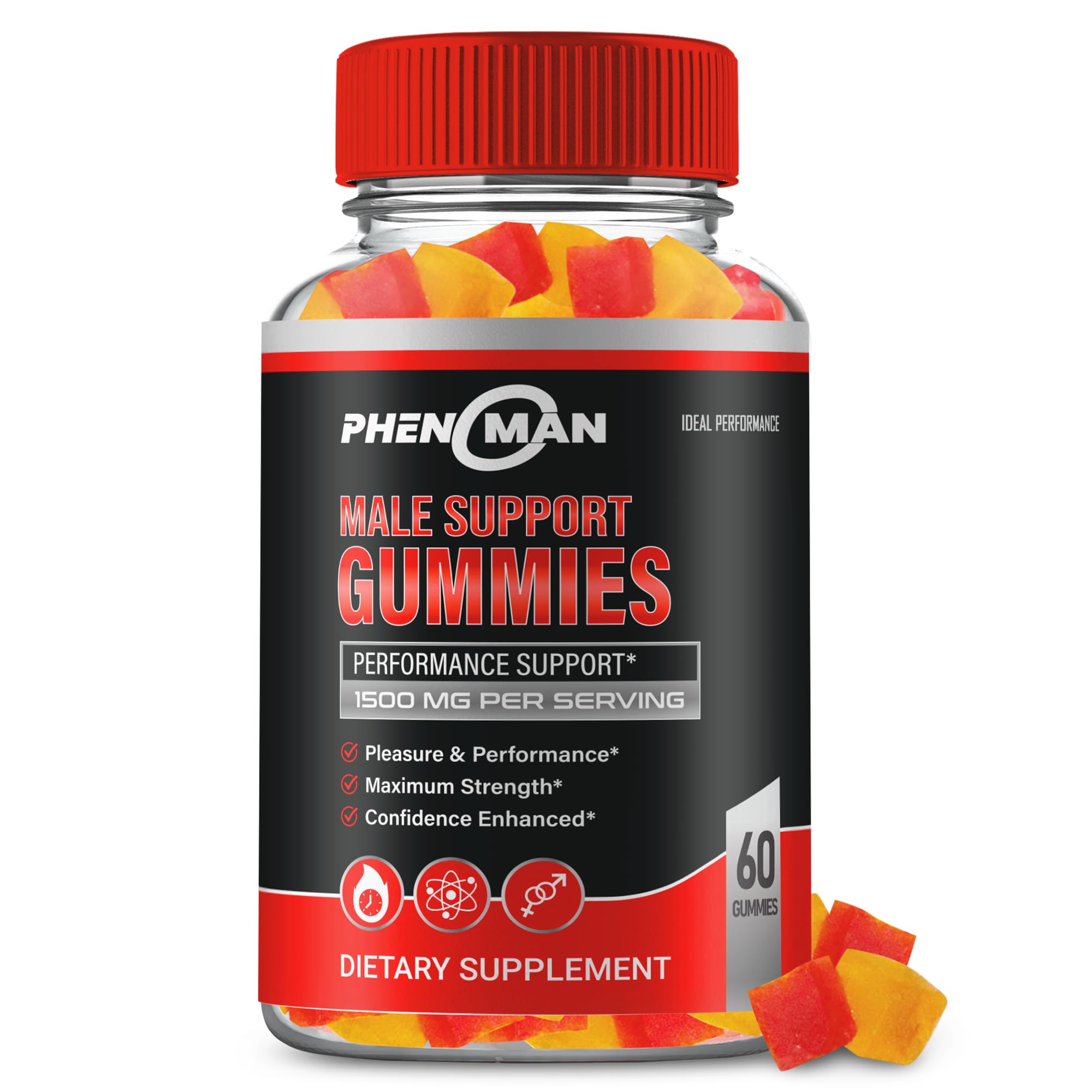 Phenoman Hemp Gummies, Gomas Phenoman de Cânhamo (60 Gomas) | Frete ...