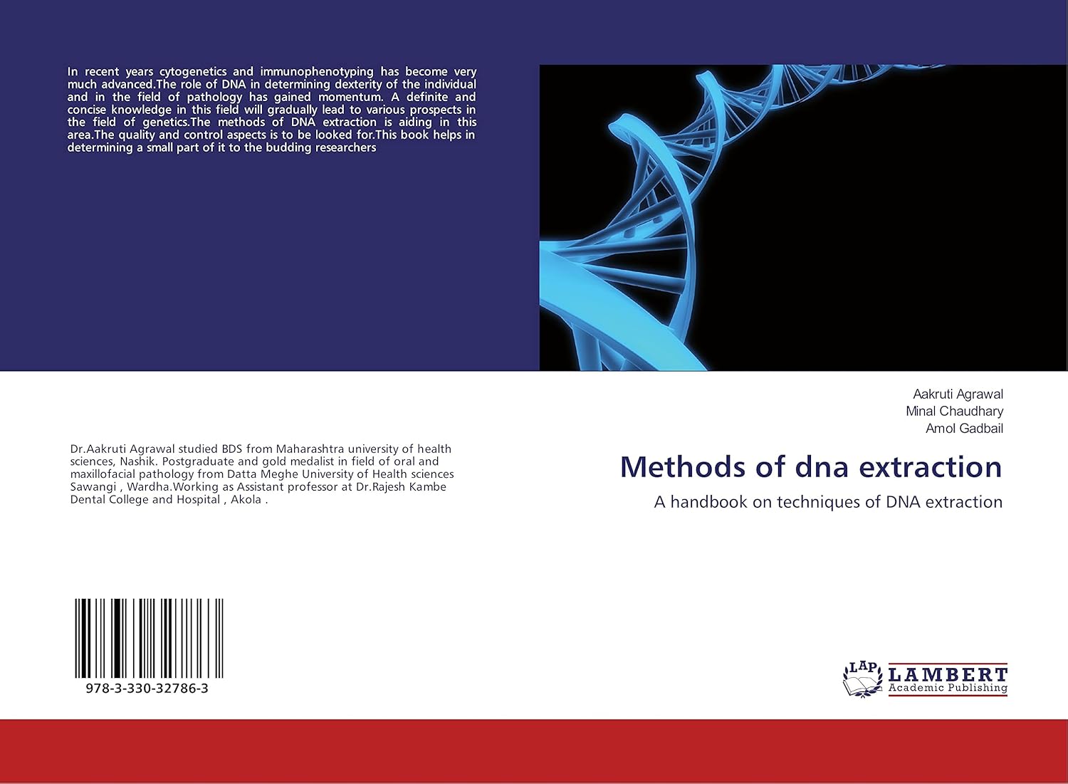 Methods of dna extraction: A handbook on techniques of DNA extraction ...