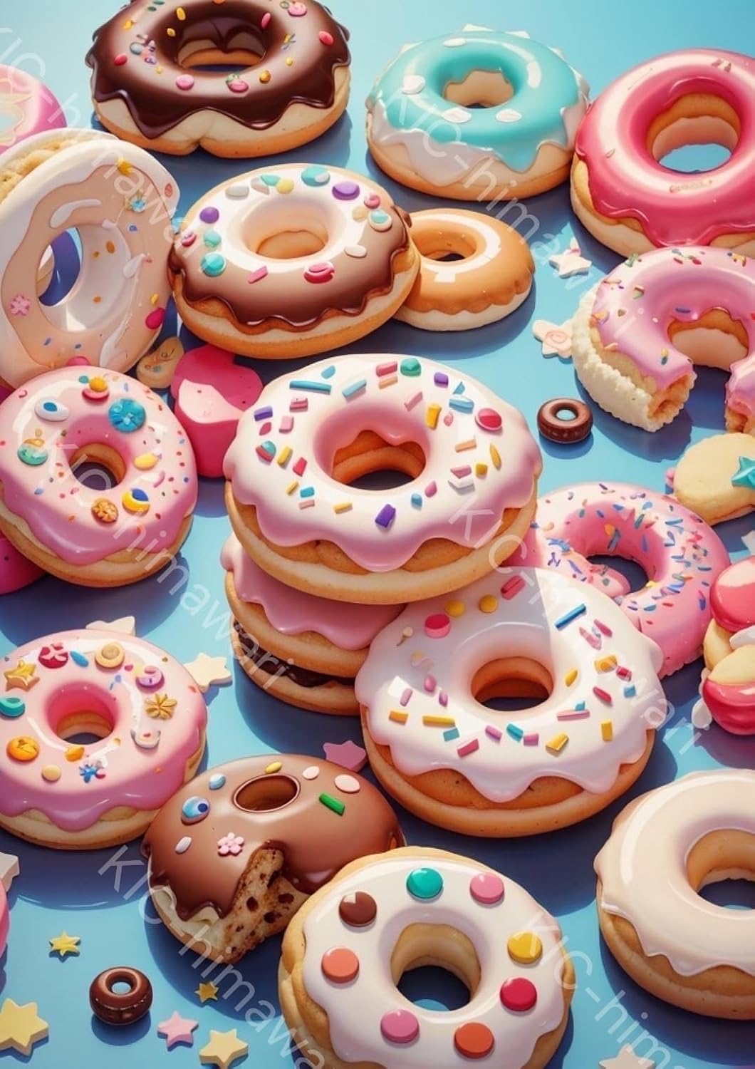 Amazon.co.jp: KIC-himawari 全面フルクリスタル【国内製造】 総合芸術家runa-069 B4サイズ 四角型 フルダイヤモンドアートキット : ホビー